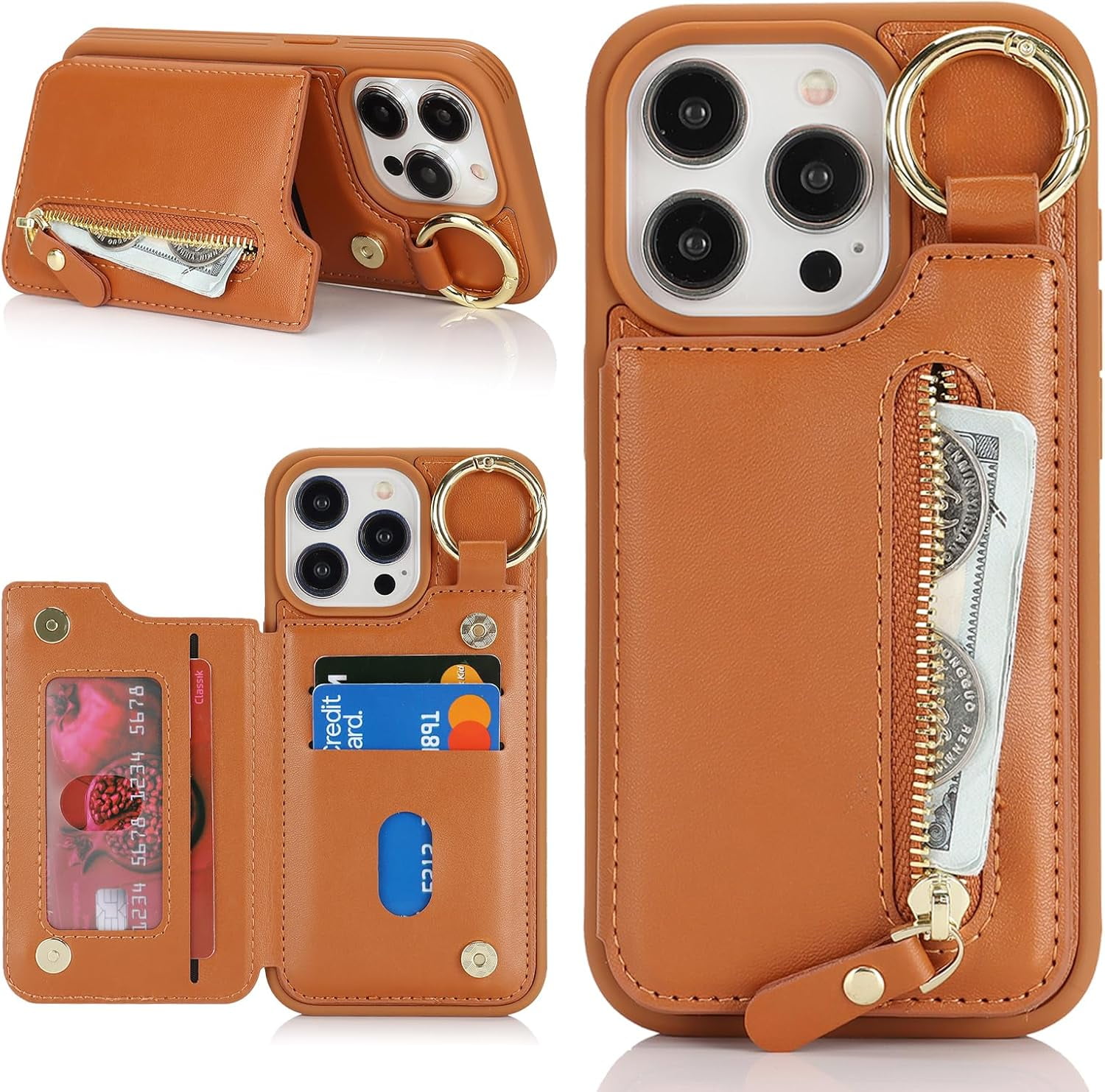 AIMIMI-For Iphone 14 Pro Max Case With Card Holder Iphone 14 Pro Max ...