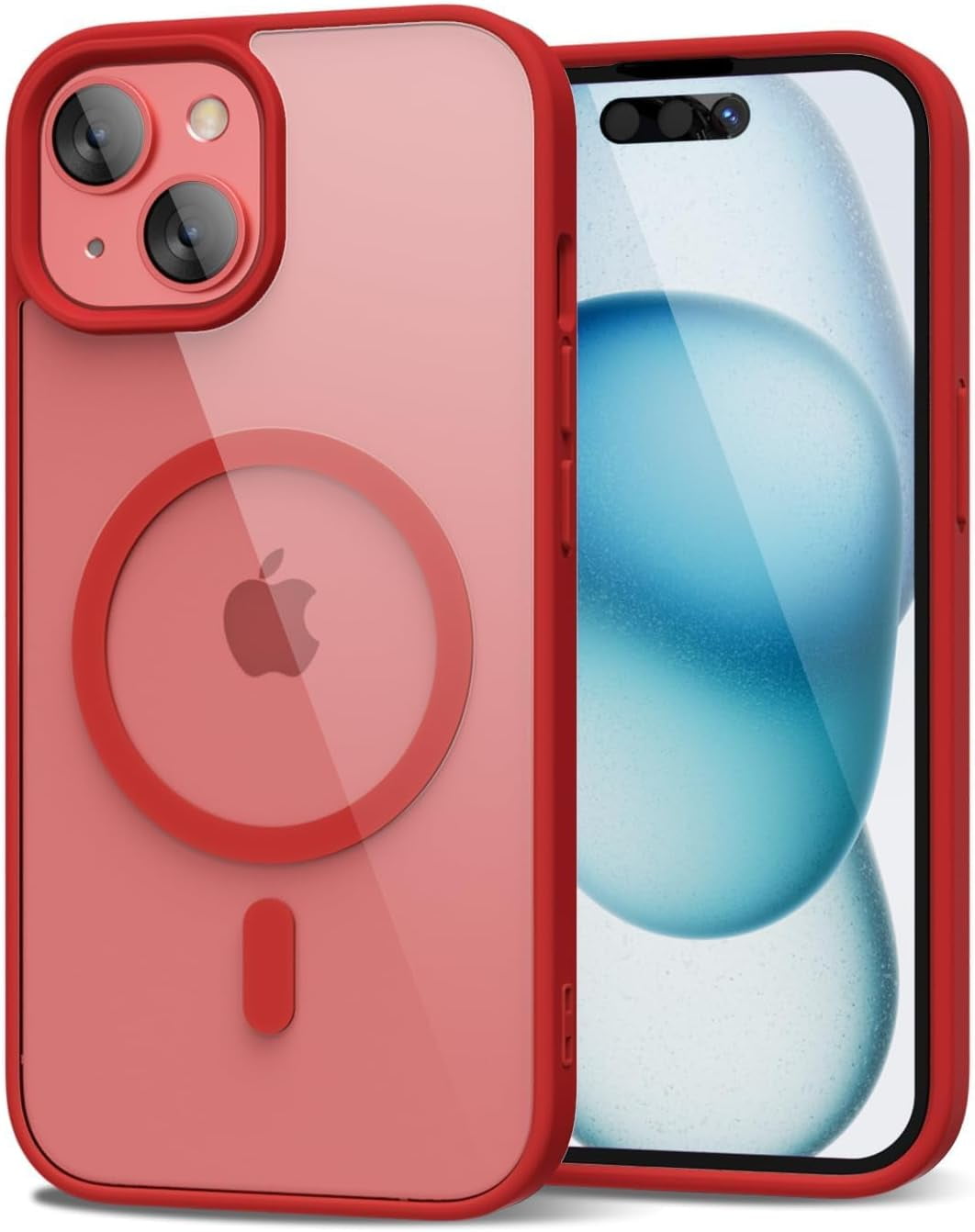 AIMIMI-For Iphone 15 Case Clear Magnetic Compatible With Magsafe, Thin ...