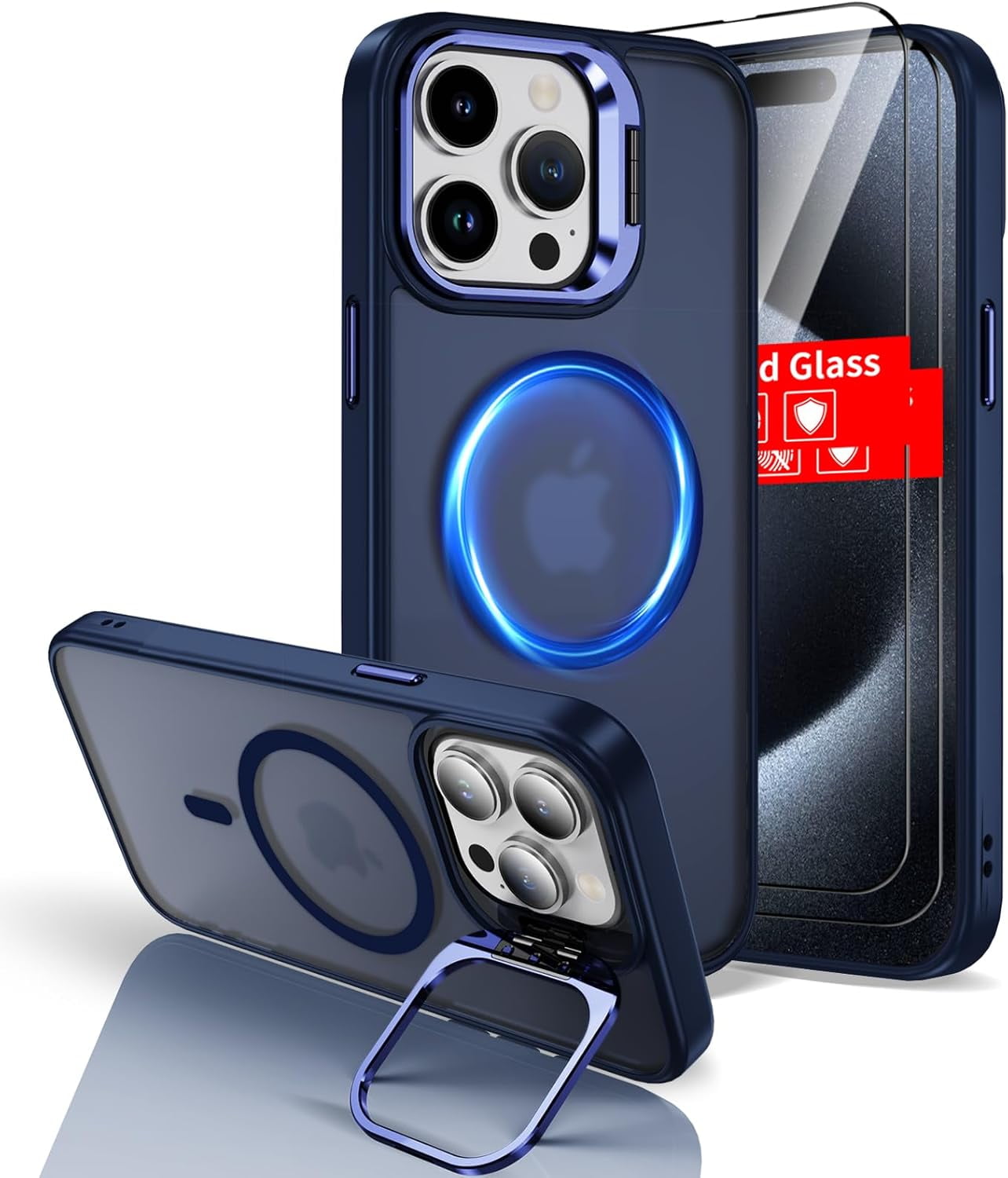 AIMIMI-For Iphone 15 Pro Max Case Magnetic Compatible With Magsafe ...