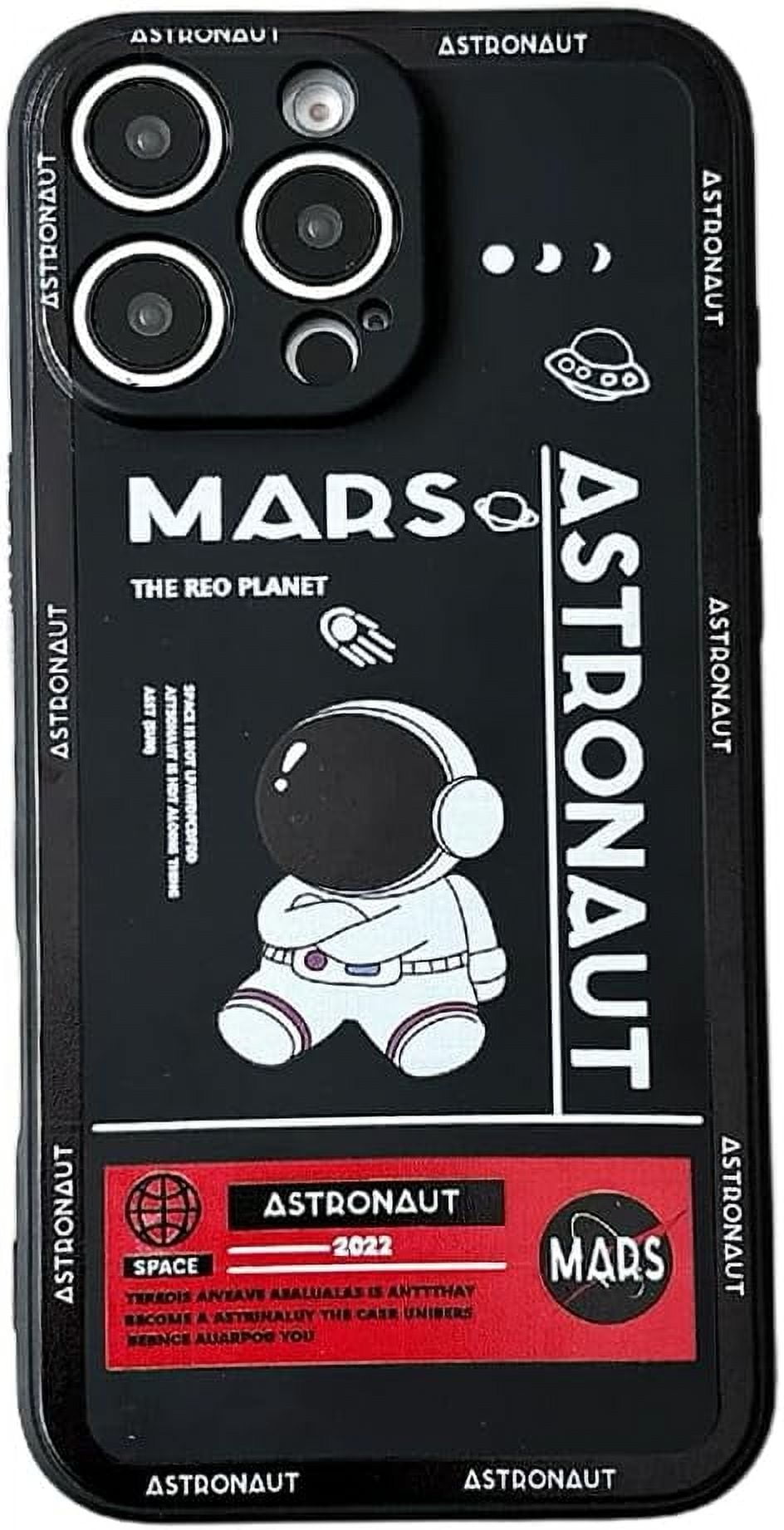 AIMIMI-For Iphone 16 Pro Cute Case, Cool Cartoon Astronaut Space Mars ...