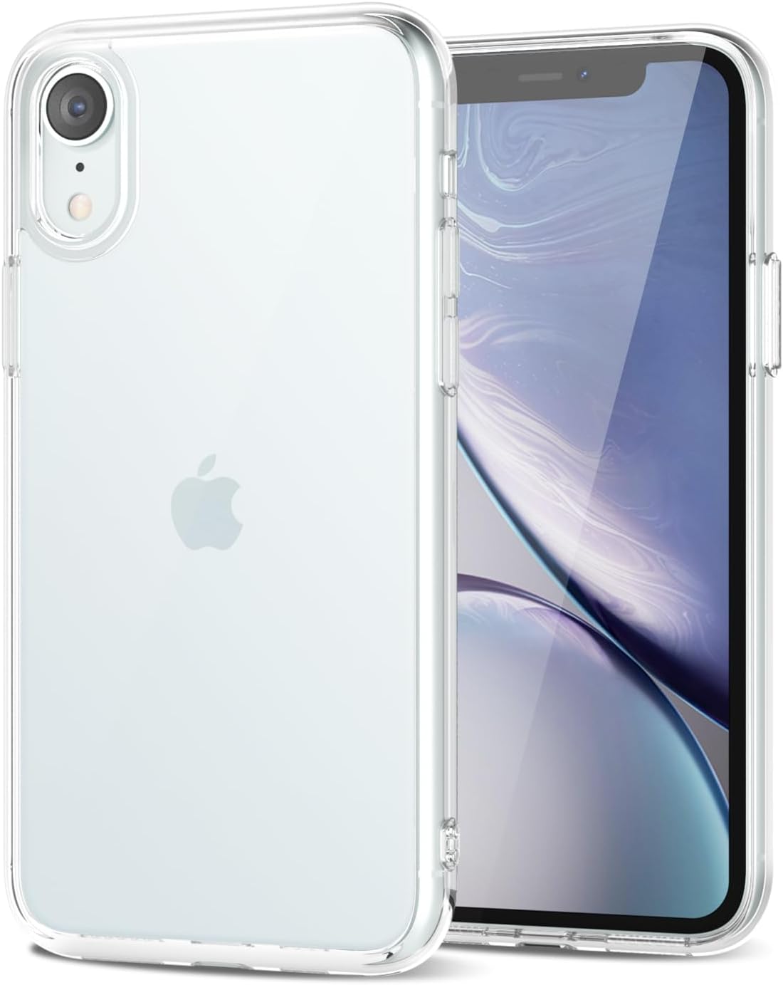 AIMIMI-For Iphone Xr Case Clear, Transparent Hybrid Xr Phone Case [Hard Plastic & Soft Silicone ...