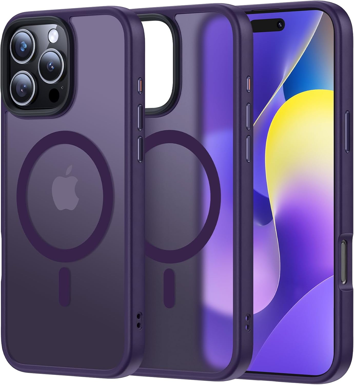 AIMIMI-Magnetic Case Designed For Iphone 16 Pro Max 6.9‘‘, Compatible ...