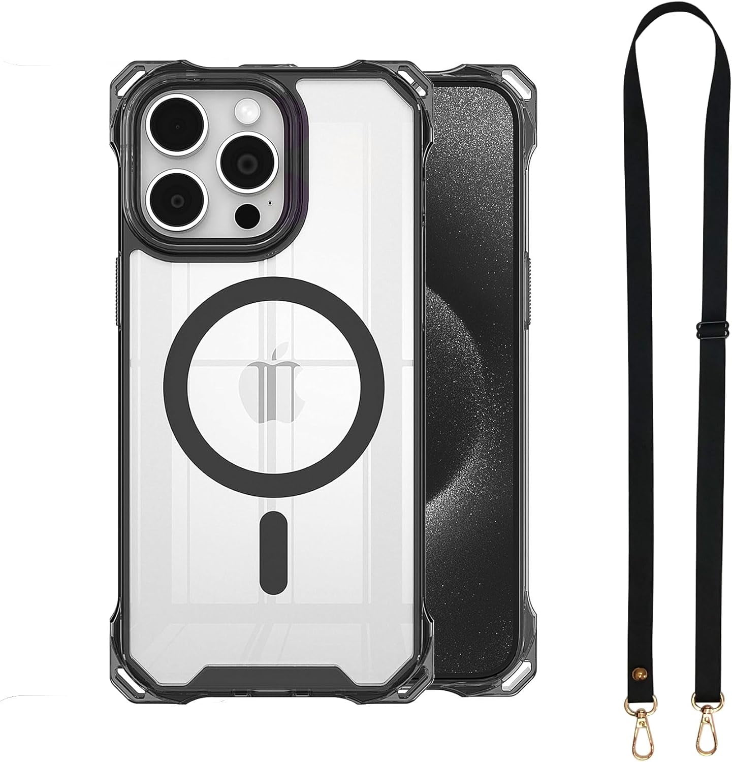 AIMIMI-Magnetic Case For Iphone 16 Pro, Compatible With Magsafe, Clear ...