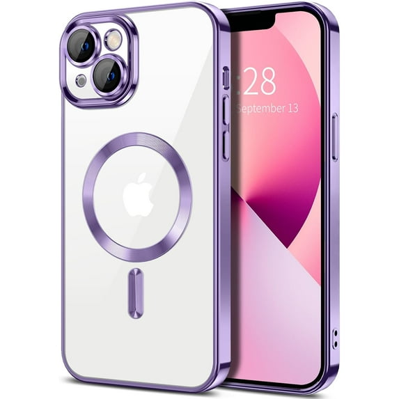 AIMIMI-Magnetic Clear Case For Iphone 13 Case With Camera Lens ...