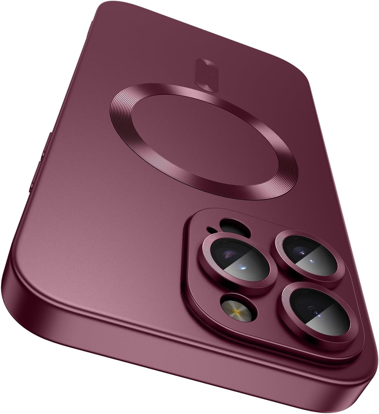 AIMIMI-Magnetic For Iphone 16 Pro Case [Compatible With Magsafe][Built-In Camera Lens Protector ...