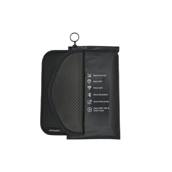 "AIMQWEST 8""x4"" Shield Case, Compatible NFC Carbon Fiber Bag- Blocks ...