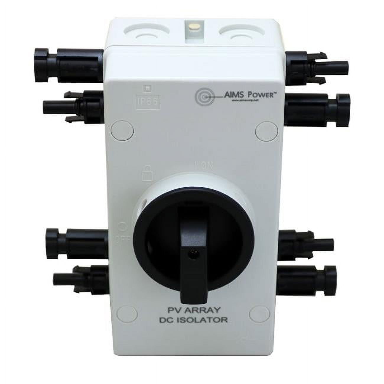 AIMS Power Solar DC Quick Disconnect Switch, 1000V, 64A, Double Pole ...