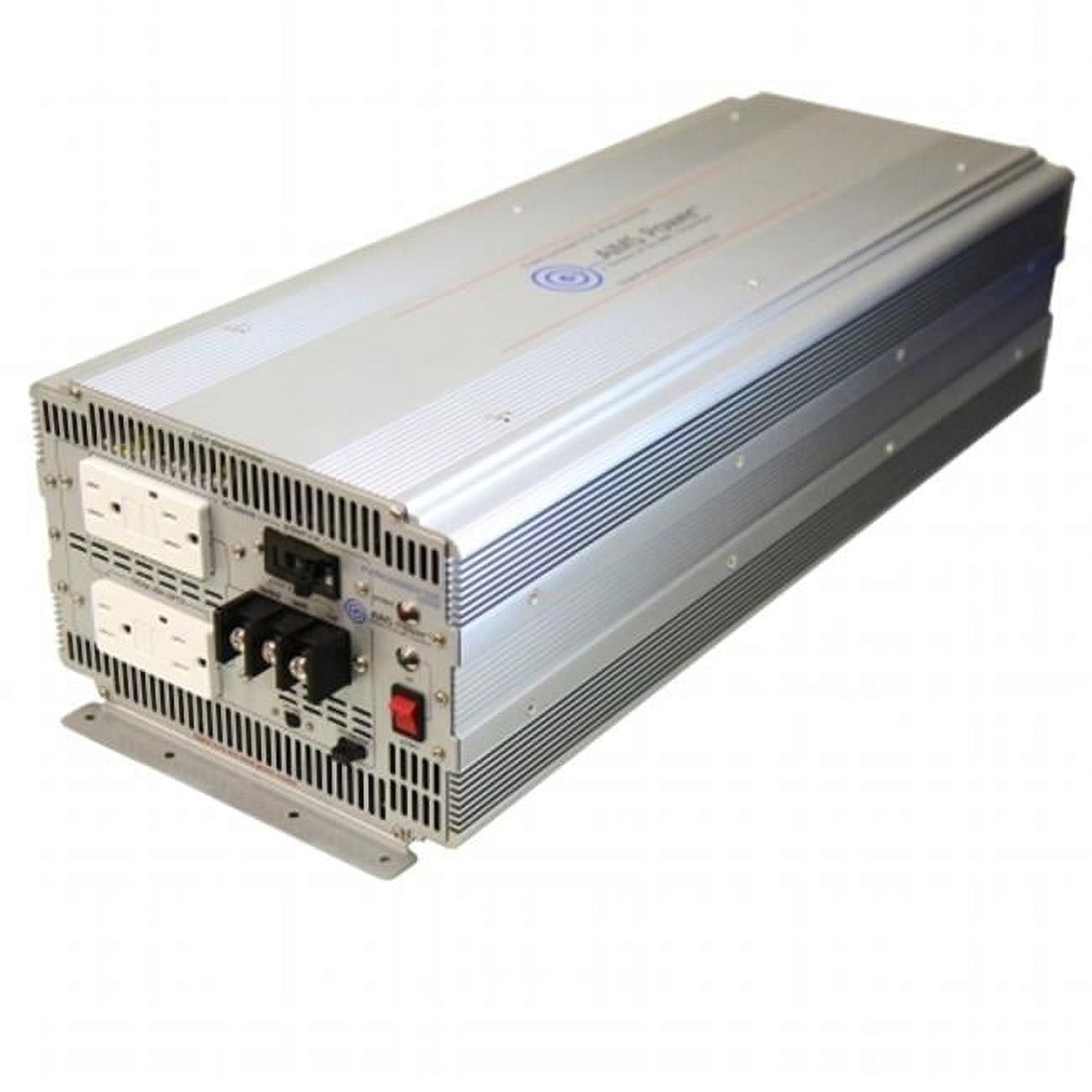 AIMS Power 5000 Watt 24 Volt Pure Sine Power Inverter with GFCI outlets ...