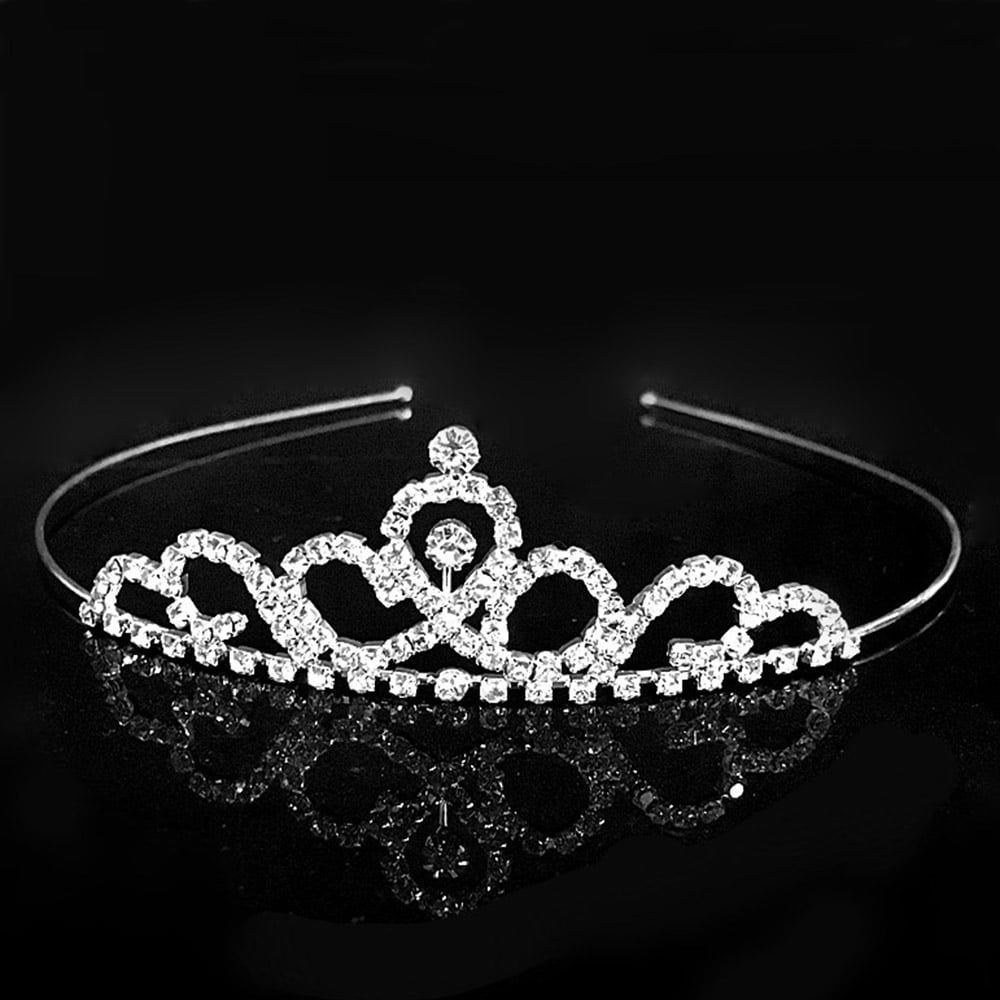 AINAMEISI Princess Crystal Tiaras and Crowns Headband Kid Girls Love ...