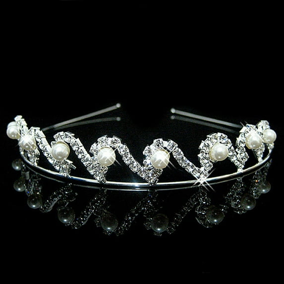 AINAMEISI Princess Crystal Tiaras and Crowns Headband Kid Girls Love ...