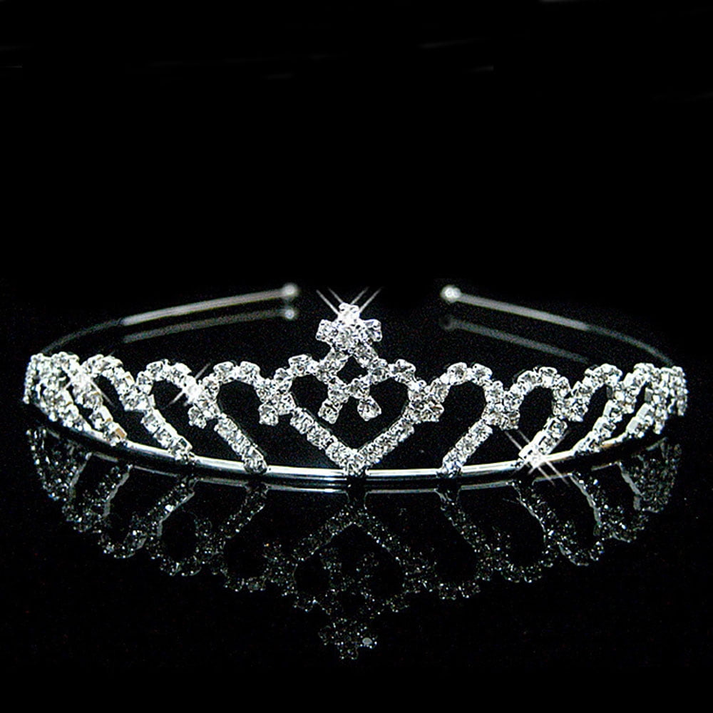 AINAMEISI Princess Crystal Tiaras and Crowns Headband Kid Girls Love ...