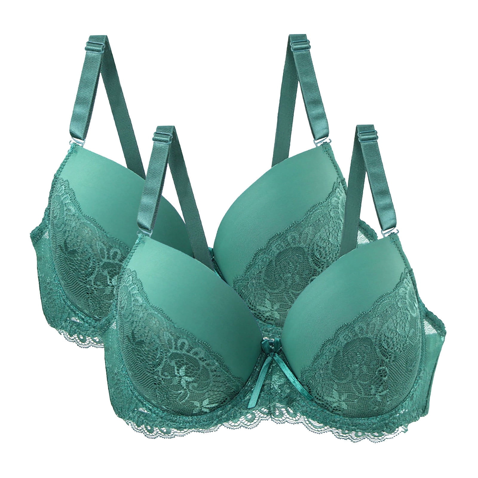 AINIYS 2PC Cleavage Bra Soft Cup Bra Secure Fit Bra for Women Bralette ...