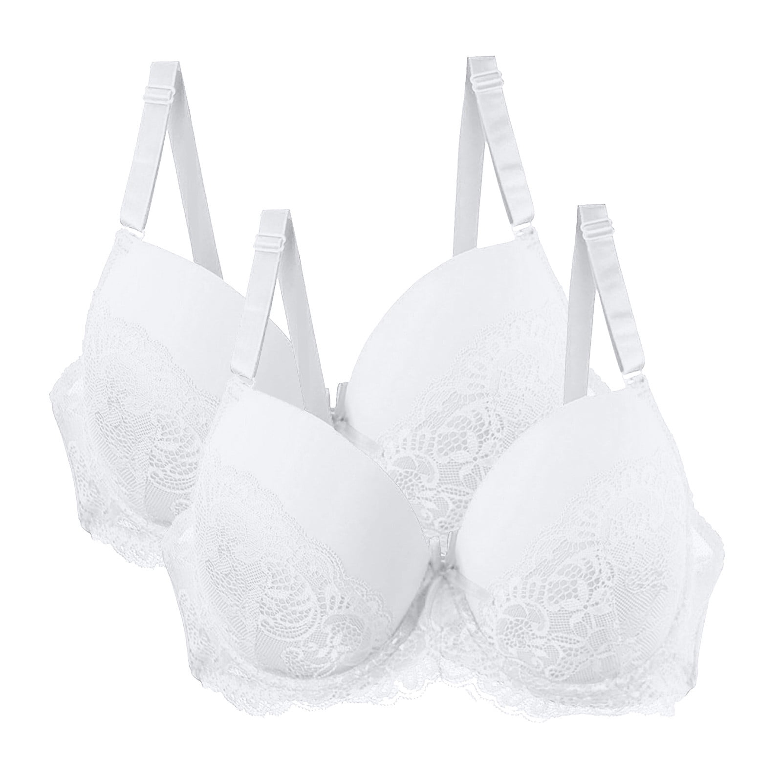 AINIYS 2PC Cleavage Bra Soft Cup Bra Secure Fit Bra for Women Bralette ...