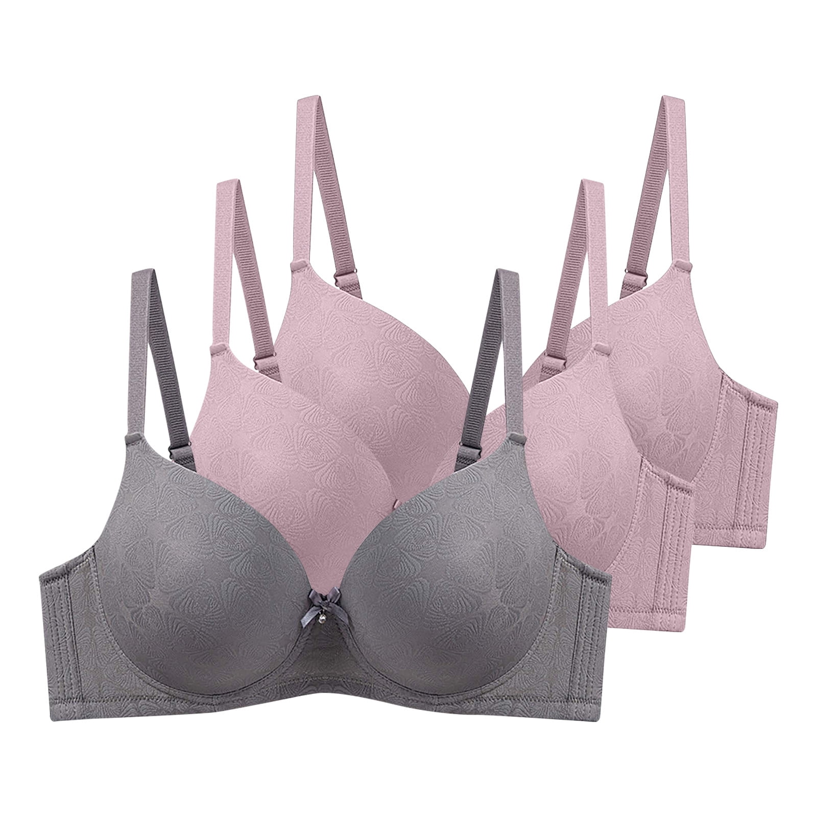 AINIYS 3PC Lift and Support Push-Up Bra Push-Up Bra Underwire Anti ...