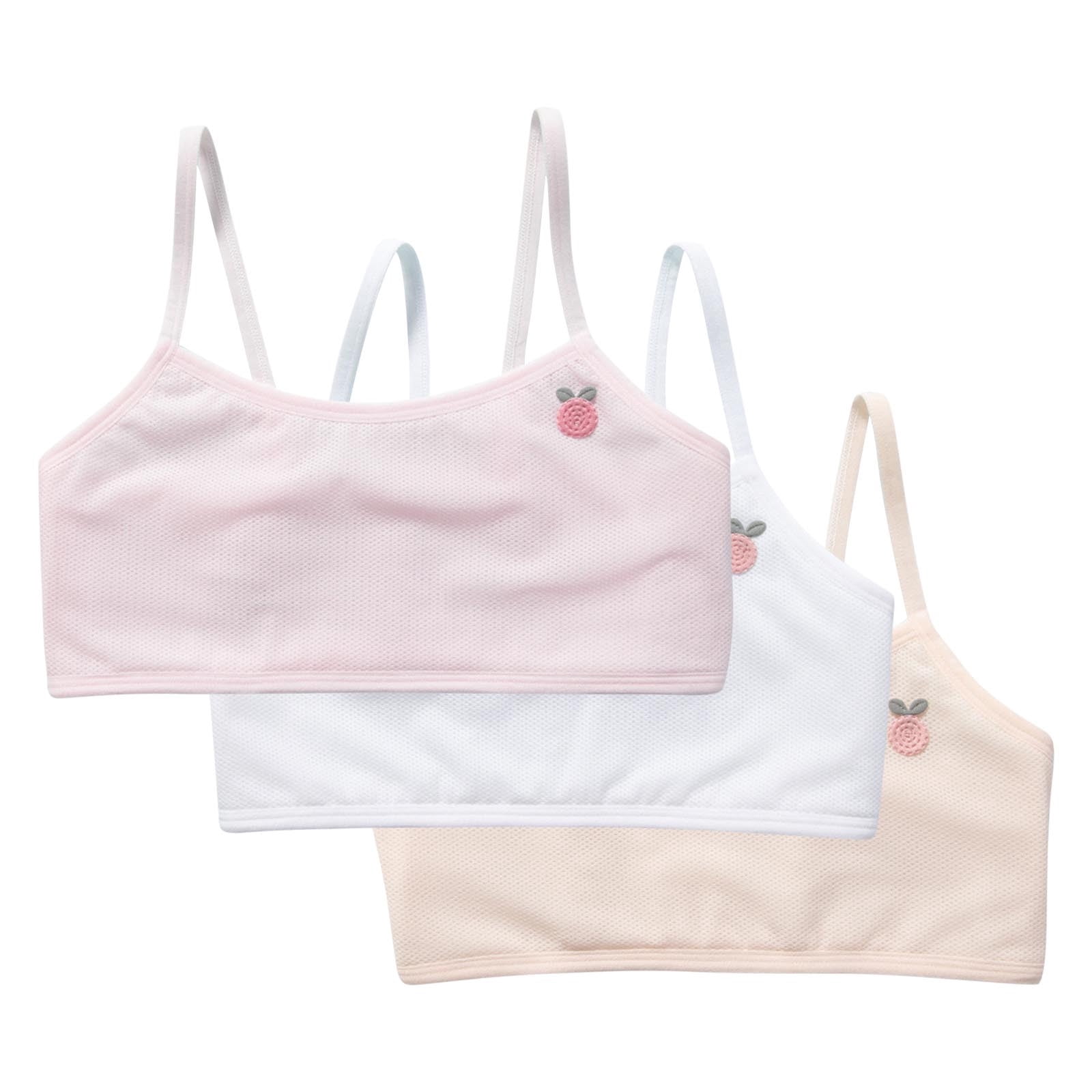 AINIYS 3PC Lightly Padded Seamless Soft Cup Bra Secure Fit Bra for ...