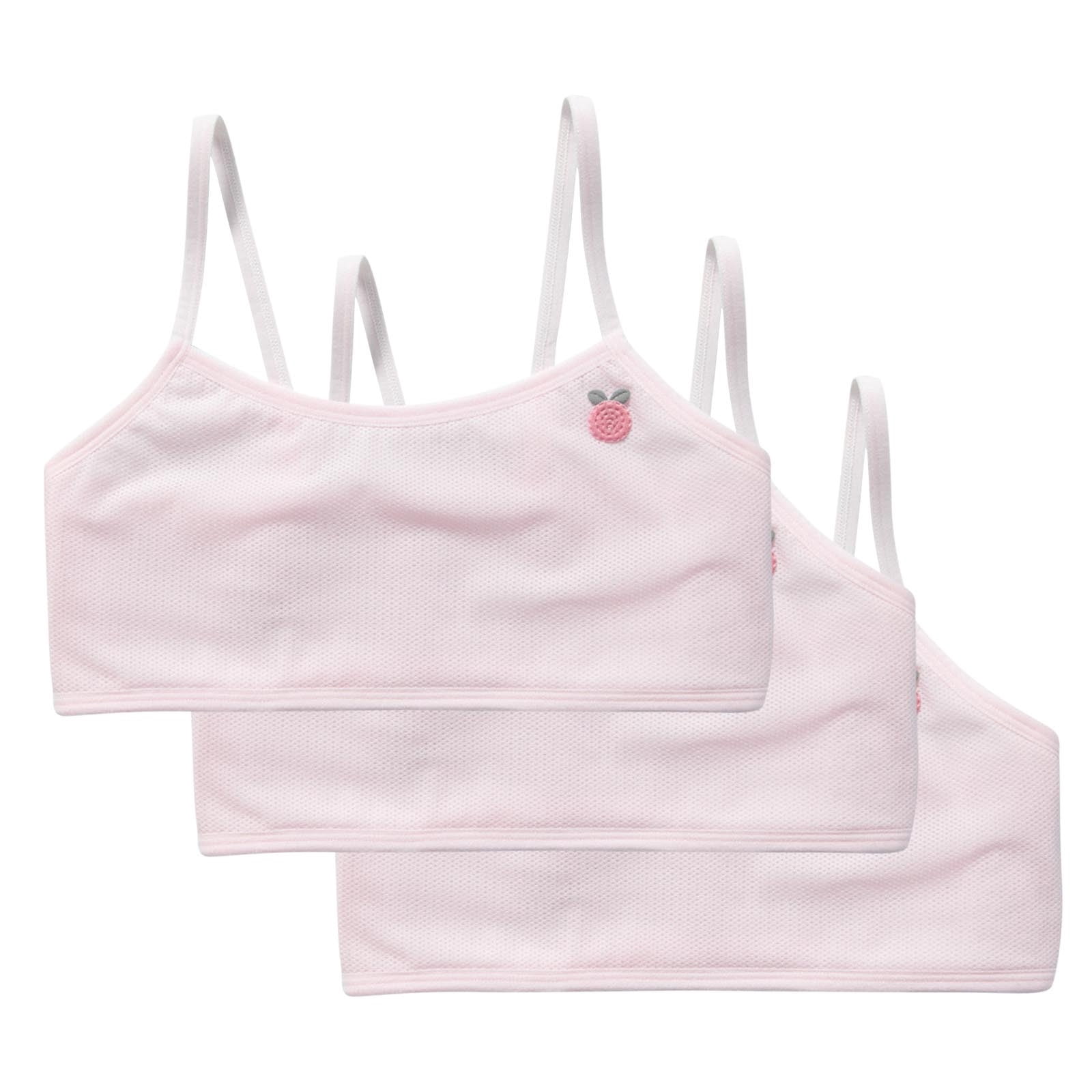 AINIYS 3PC Lightly Padded Seamless Soft Cup Bra Secure Fit Bra for ...