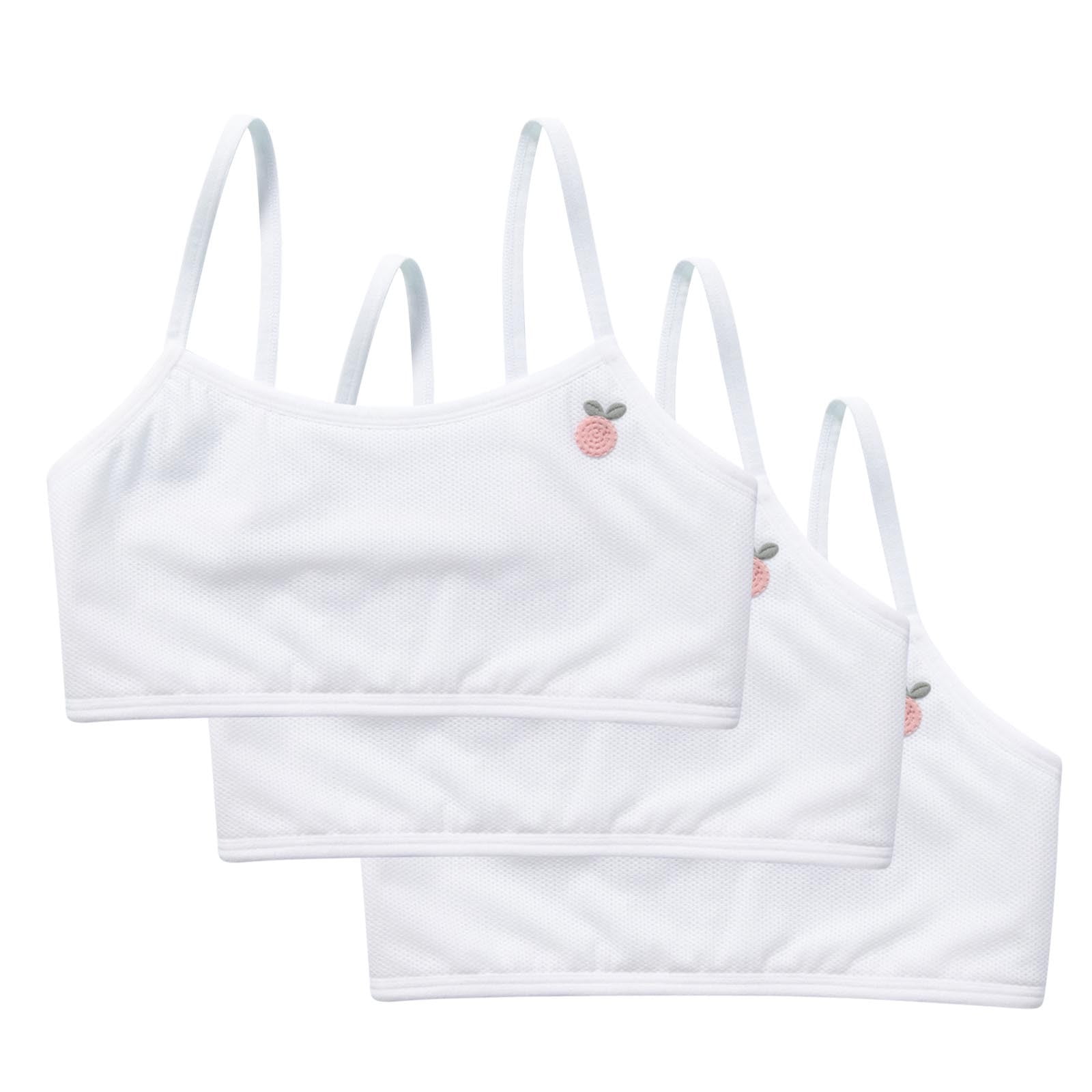 AINIYS 3PC Lightly Padded Seamless Soft Cup Bra Secure Fit Bra for ...