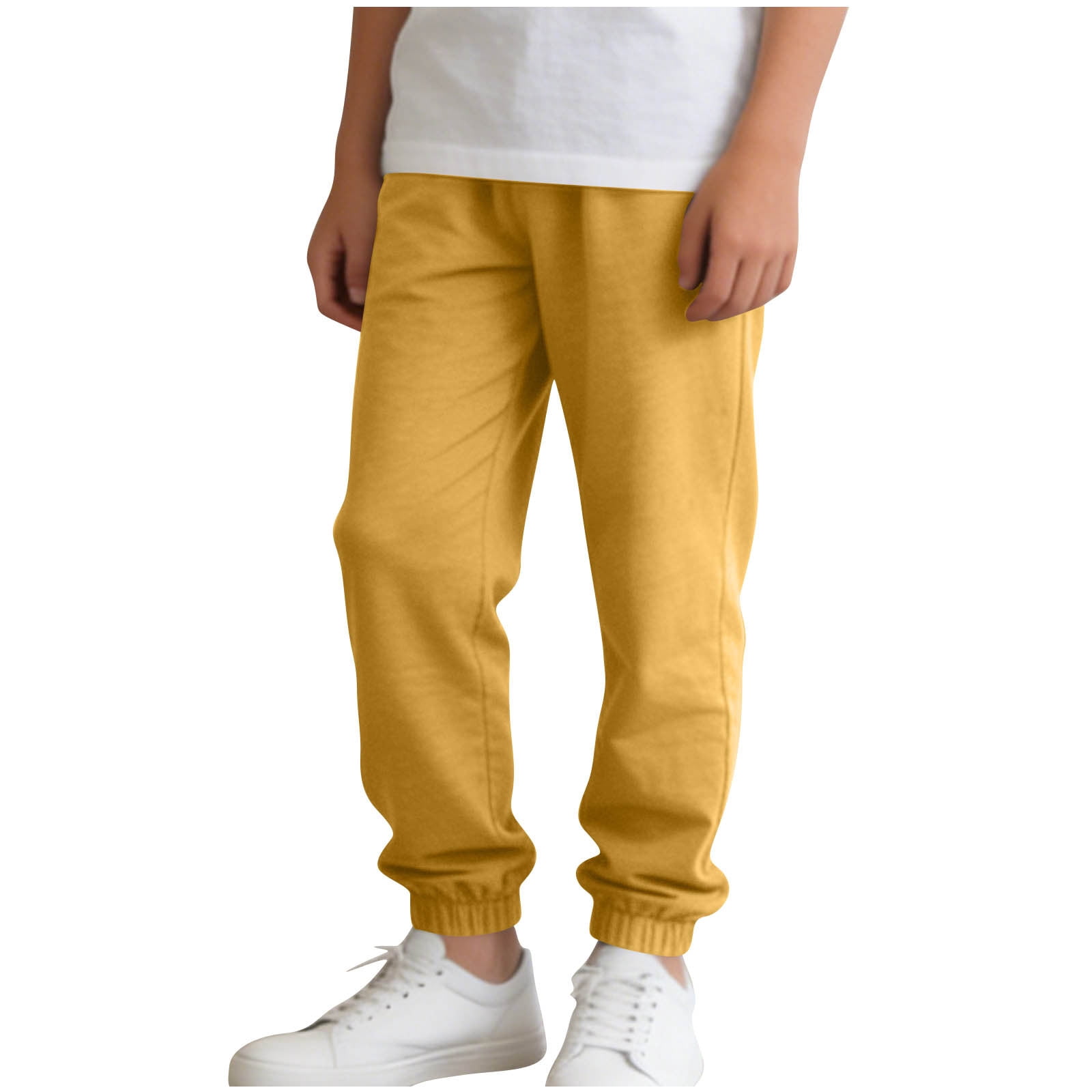 AINIYS Boys Kids Elastic Cuffed Denim Pants Button Closure Casual Jeans ...