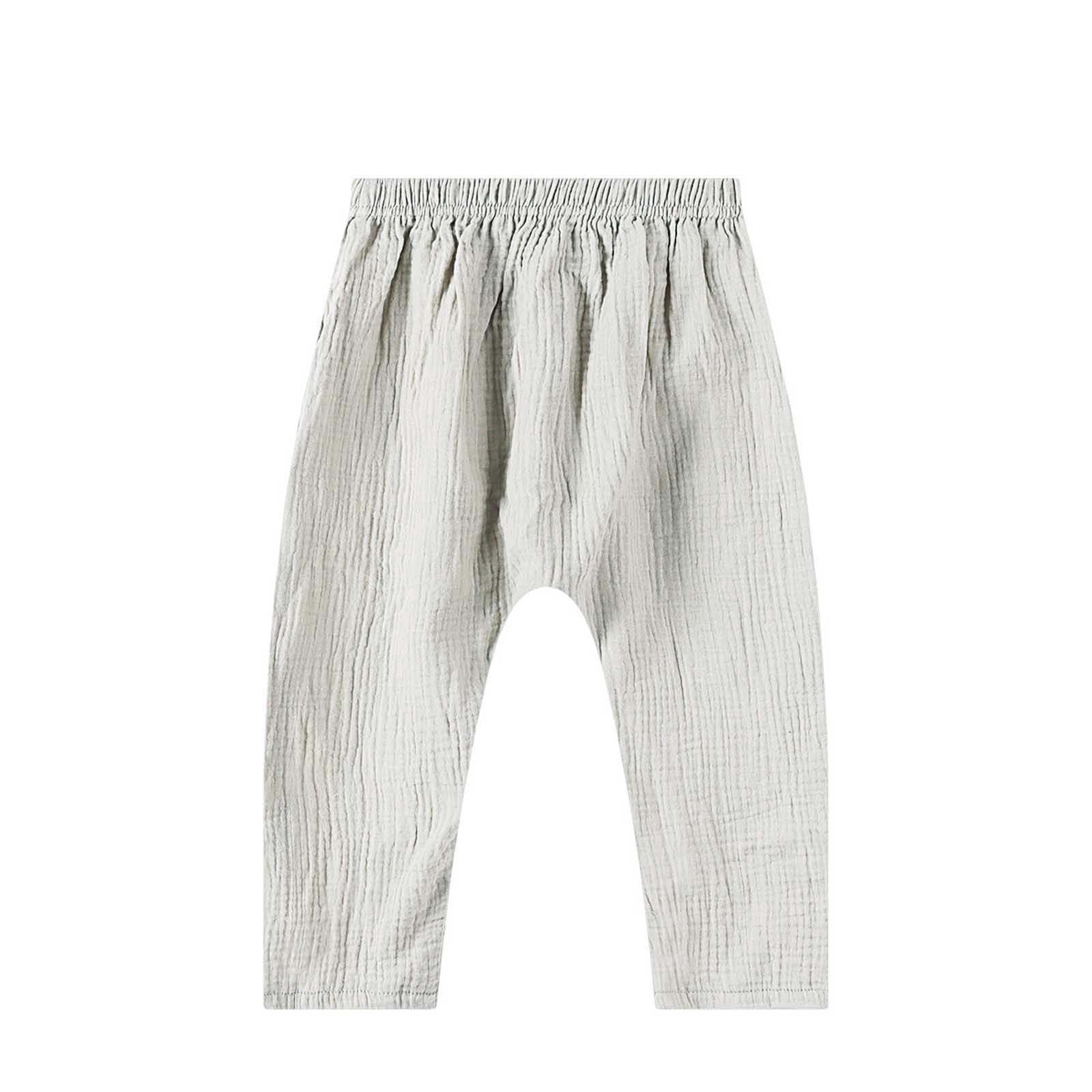AINIYS Boys Kids Straight Leg Big Butt Pants Elastic Waist Casual ...