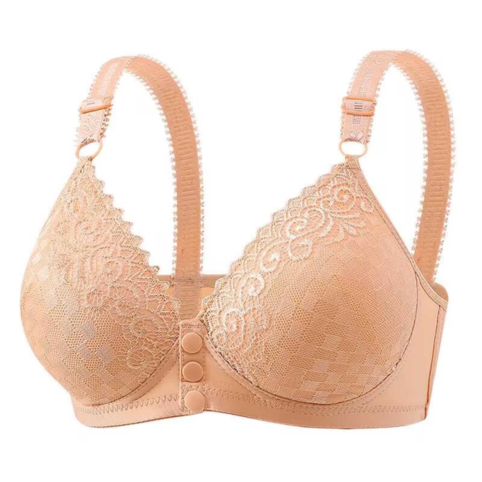 AINIYS Breathable Everyday Bras Wireless Floral Lace Secure Fit Bra for ...