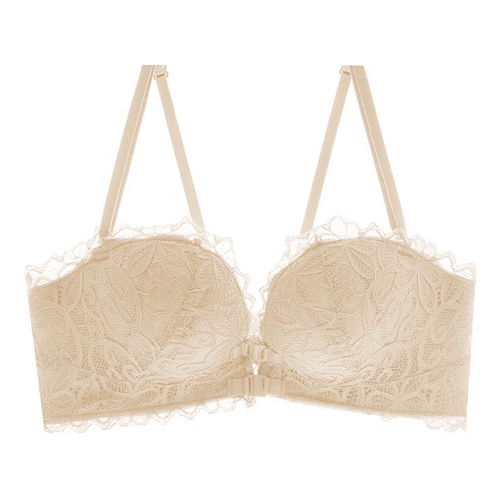 AINIYS Breathable Everyday Bras Wireless Front Closure Thin Fabric ...