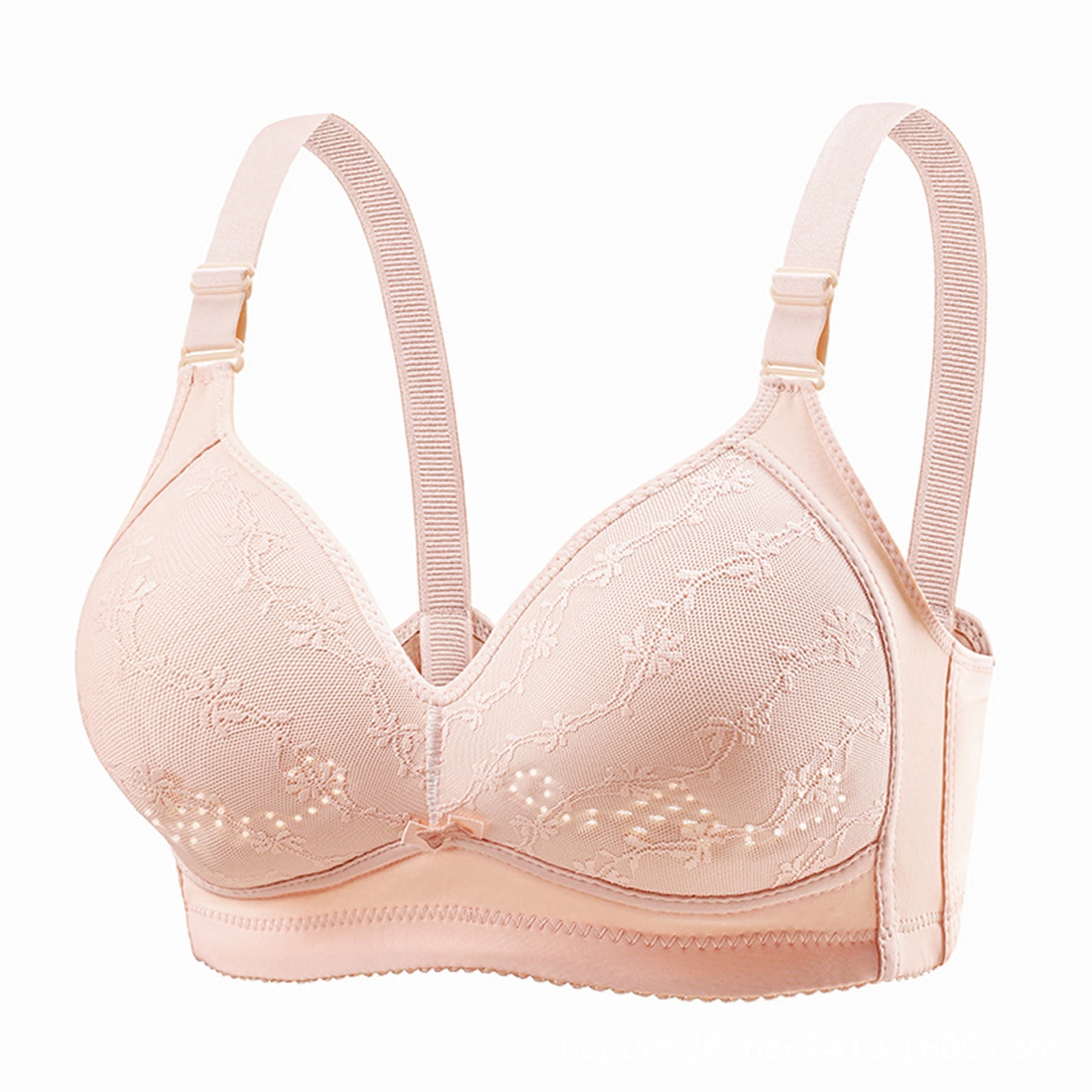 AINIYS Breathable Everyday Bras Wireless Thin Fabric Bralettes Soft Cup ...