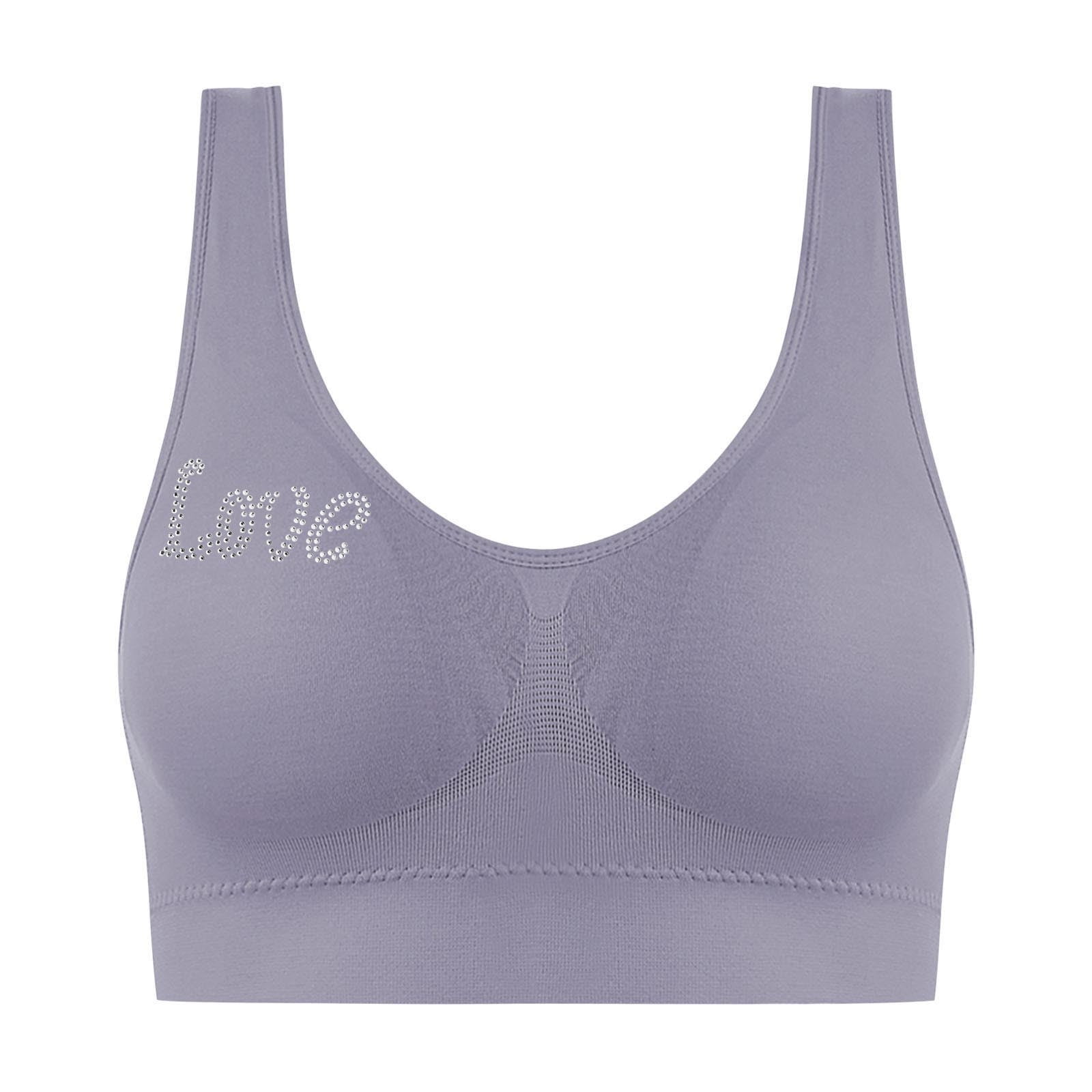 AINIYS Cleavage Bra Seamless Soft Cup Bra Women's Wide Straps Sports ...