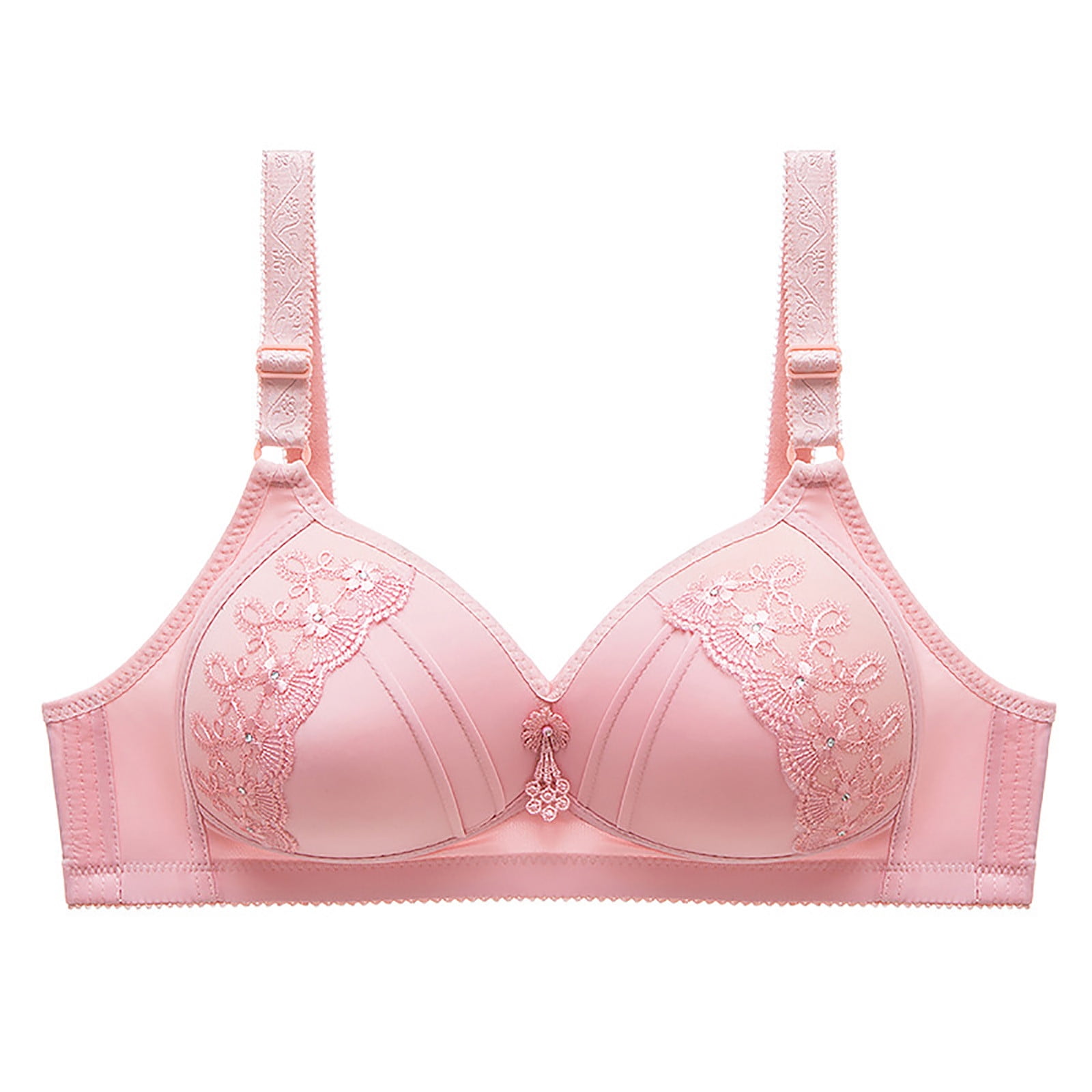 AINIYS Floral Lace Cleavage Bra Soft Cup Bra Wireless Breathable ...