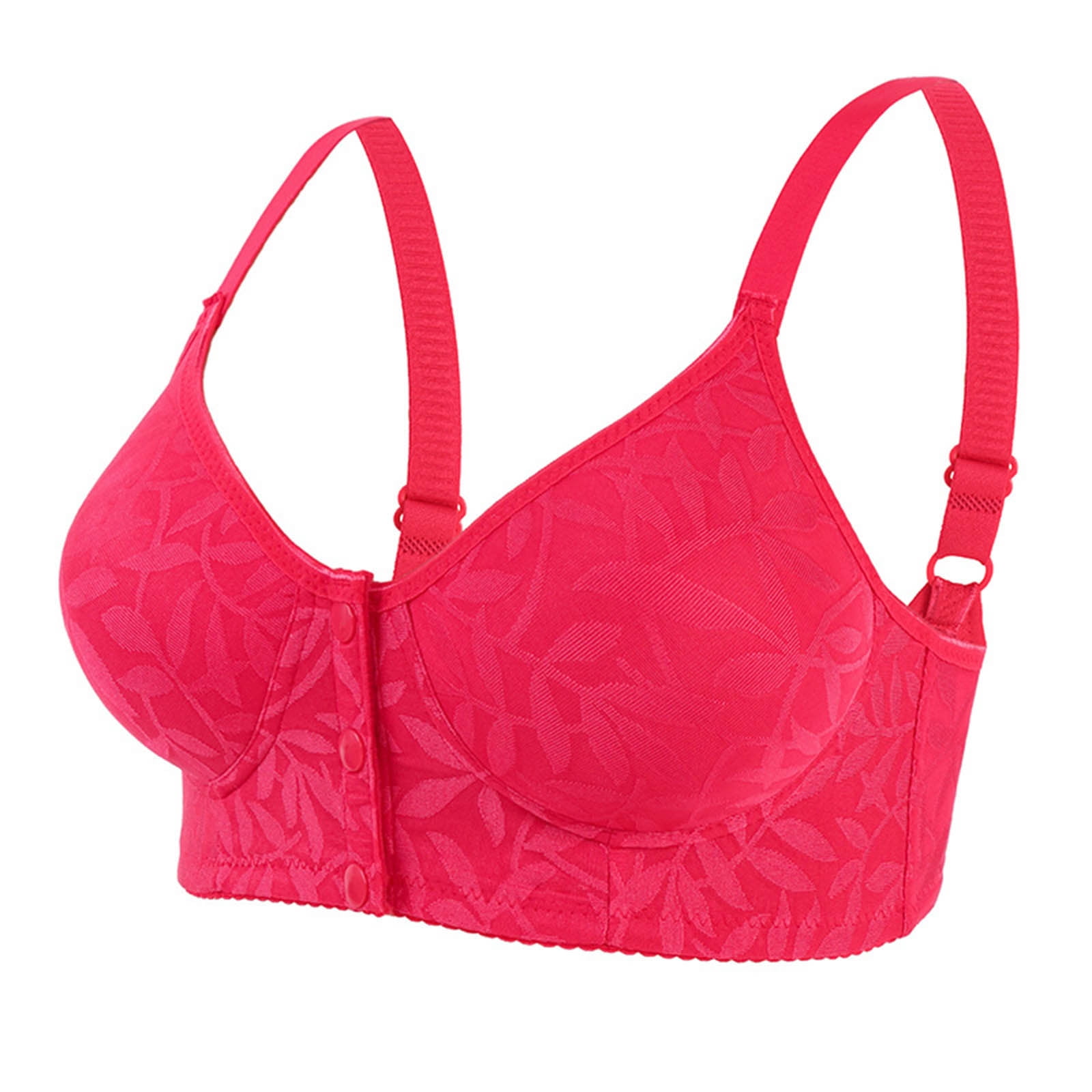 AINIYS Front Closure Thin Fabric Bralettes Soft Cup Bra Wireless Secure ...