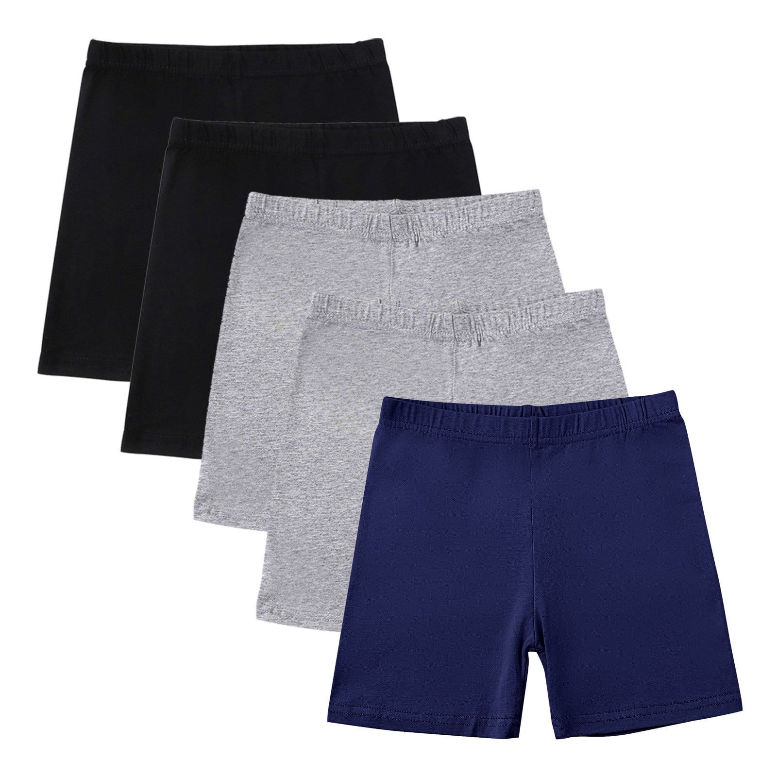 AINIYS Girls 5 Pack Compression Shorts Moisture Wicking Breathable with ...