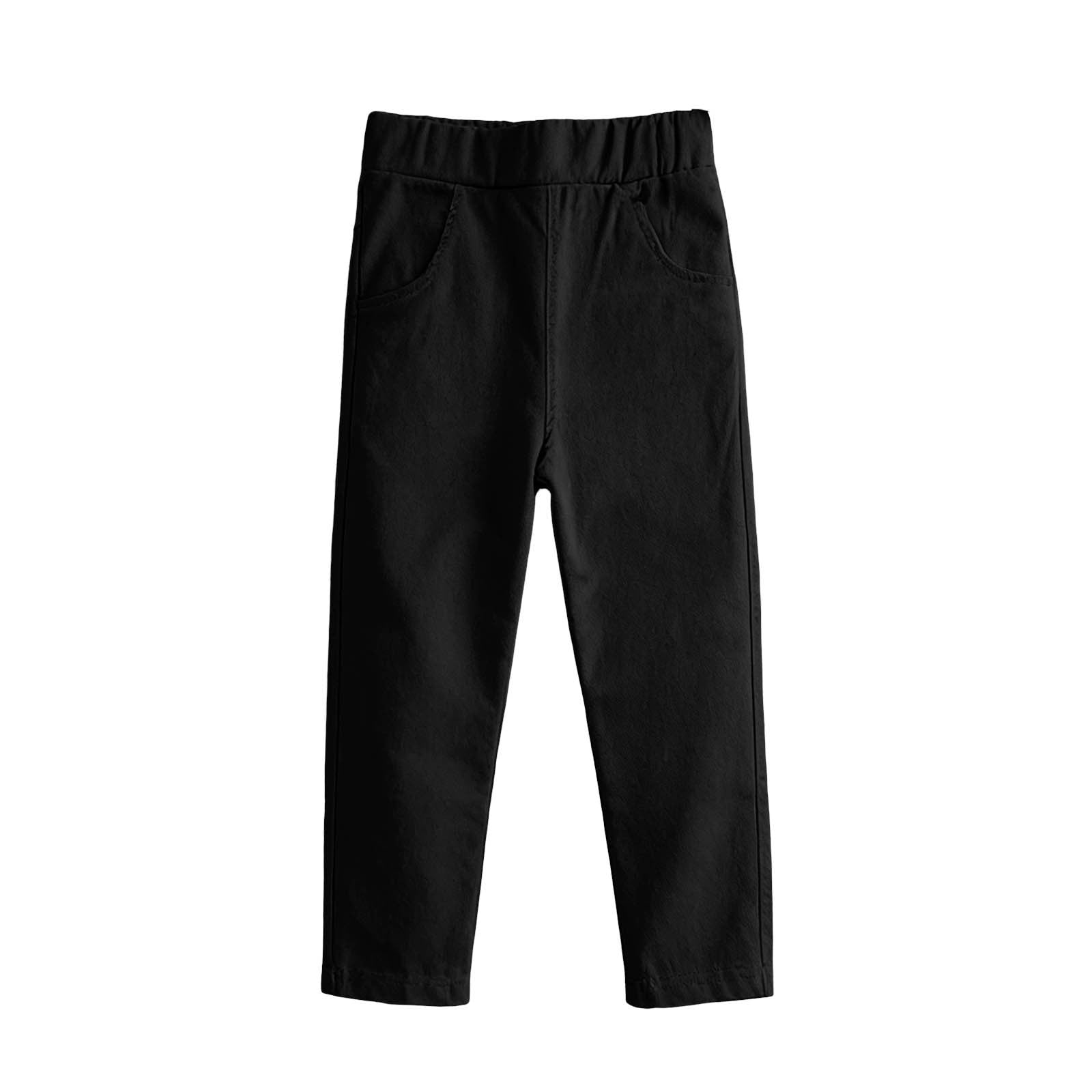 AINIYS Girls Kids Multi Color Basic Casual Pants Elastic Waist Skin ...