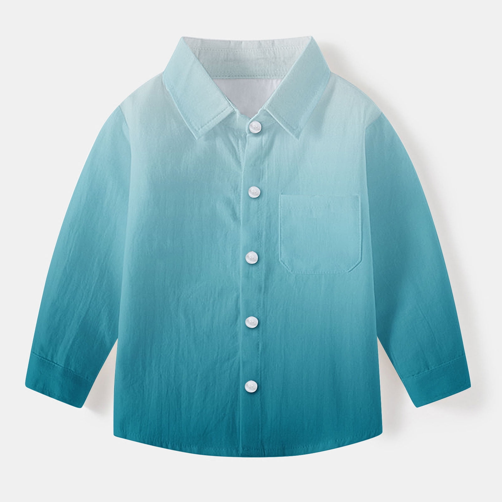 AINIYS Infant 6 Months Girls Gradient Color Shacket Jacket Casual Loose ...