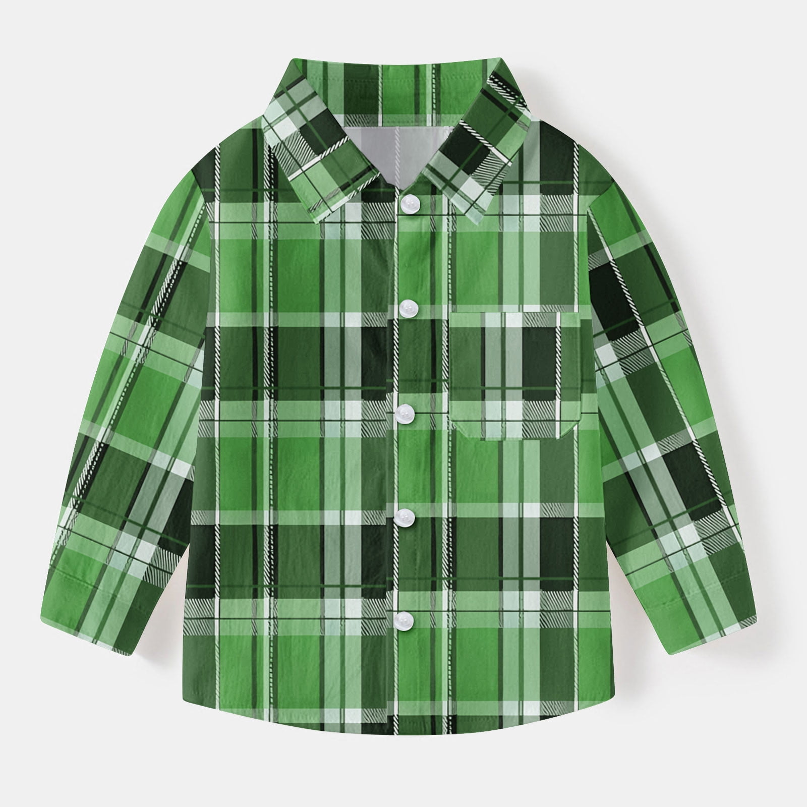 AINIYS Kids 4 Years Girls Plaid Shacket Jacket Casual Loose School ...