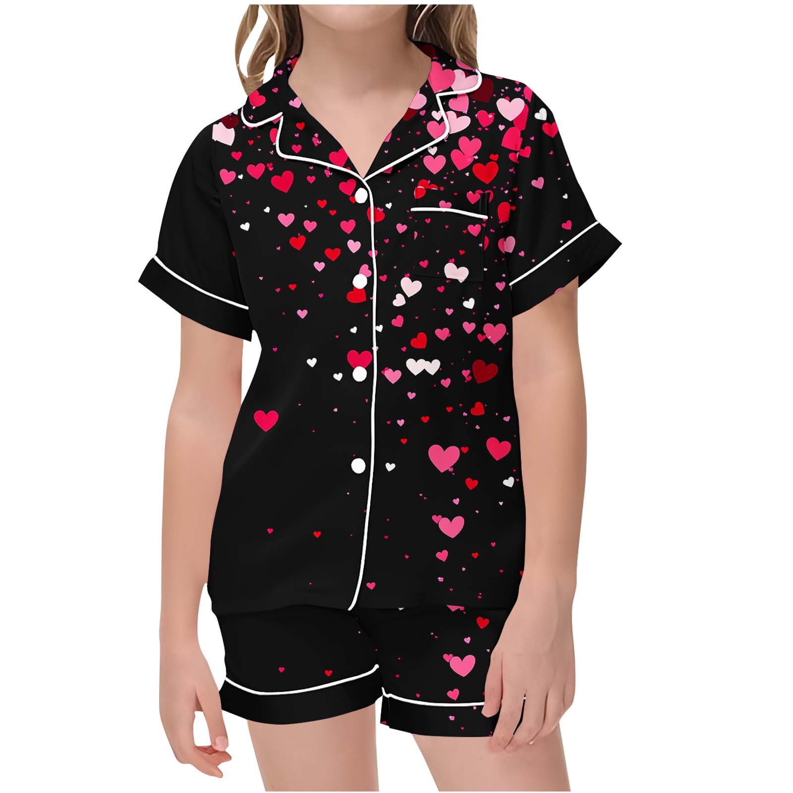 AINIYS Kids Holiday Pj Sets Button Down Pajamas for Boys 2 Pieces ...