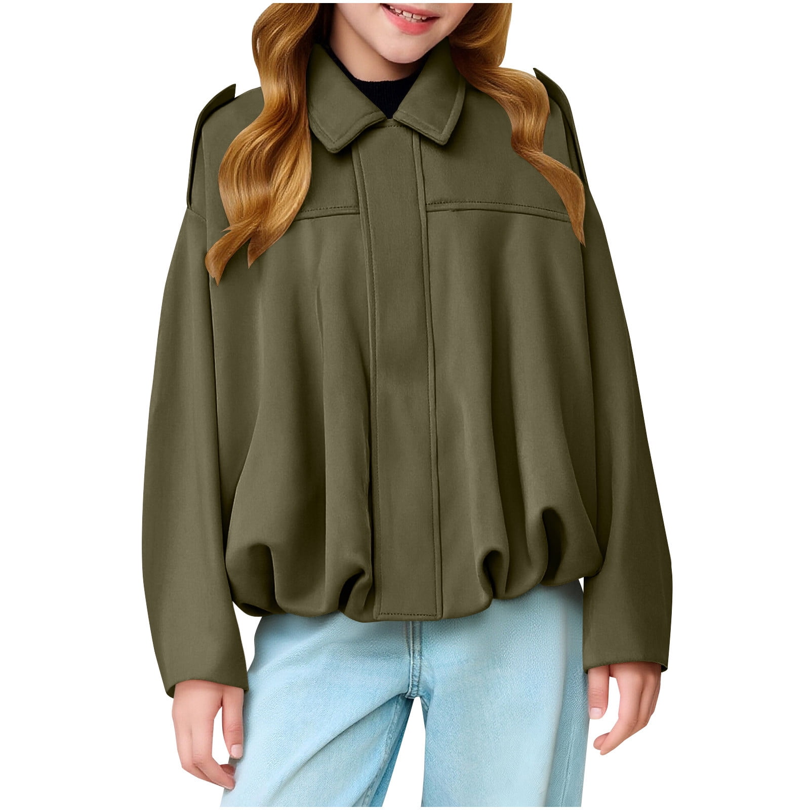 AINIYS Kids' Jacket with Lapel Collar Snap Closure Structured Stylish ...