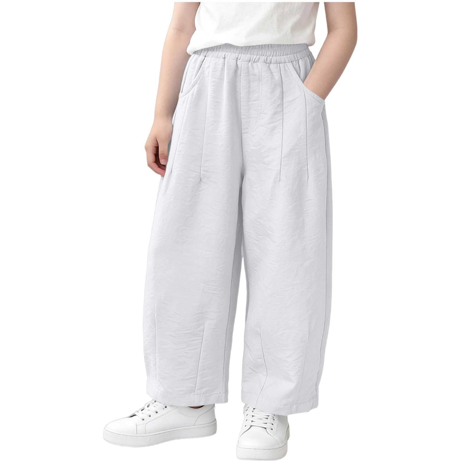 AINIYS Kids Lantern Elastic Cuffed Pants Elastic Waist Comfy Trousers ...