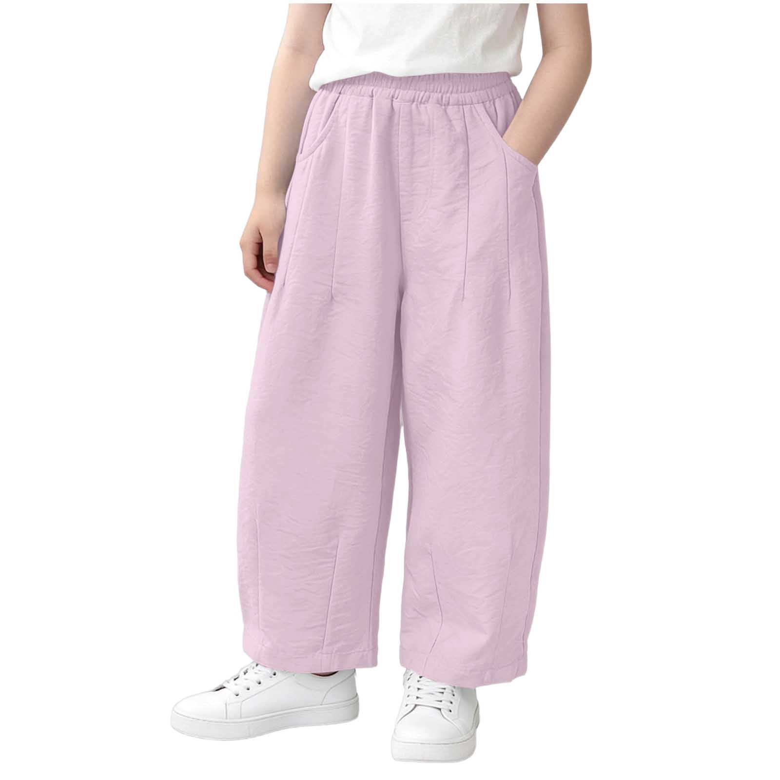 AINIYS Kids Lantern Elastic Cuffed Pants Elastic Waist Comfy Trousers ...