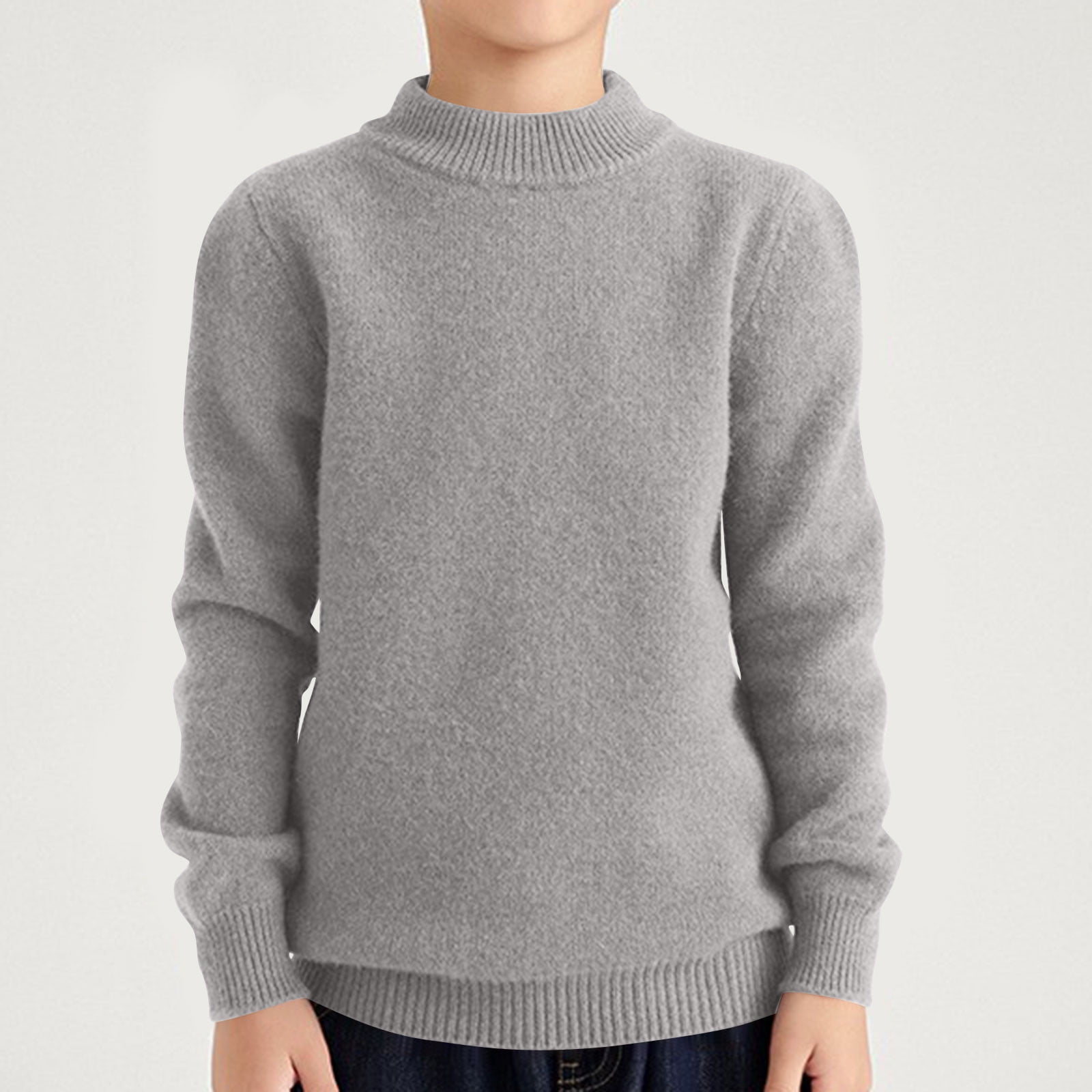 AINIYS Kids Solid Color Children Fashion Clothes Basic Tees Sweater ...