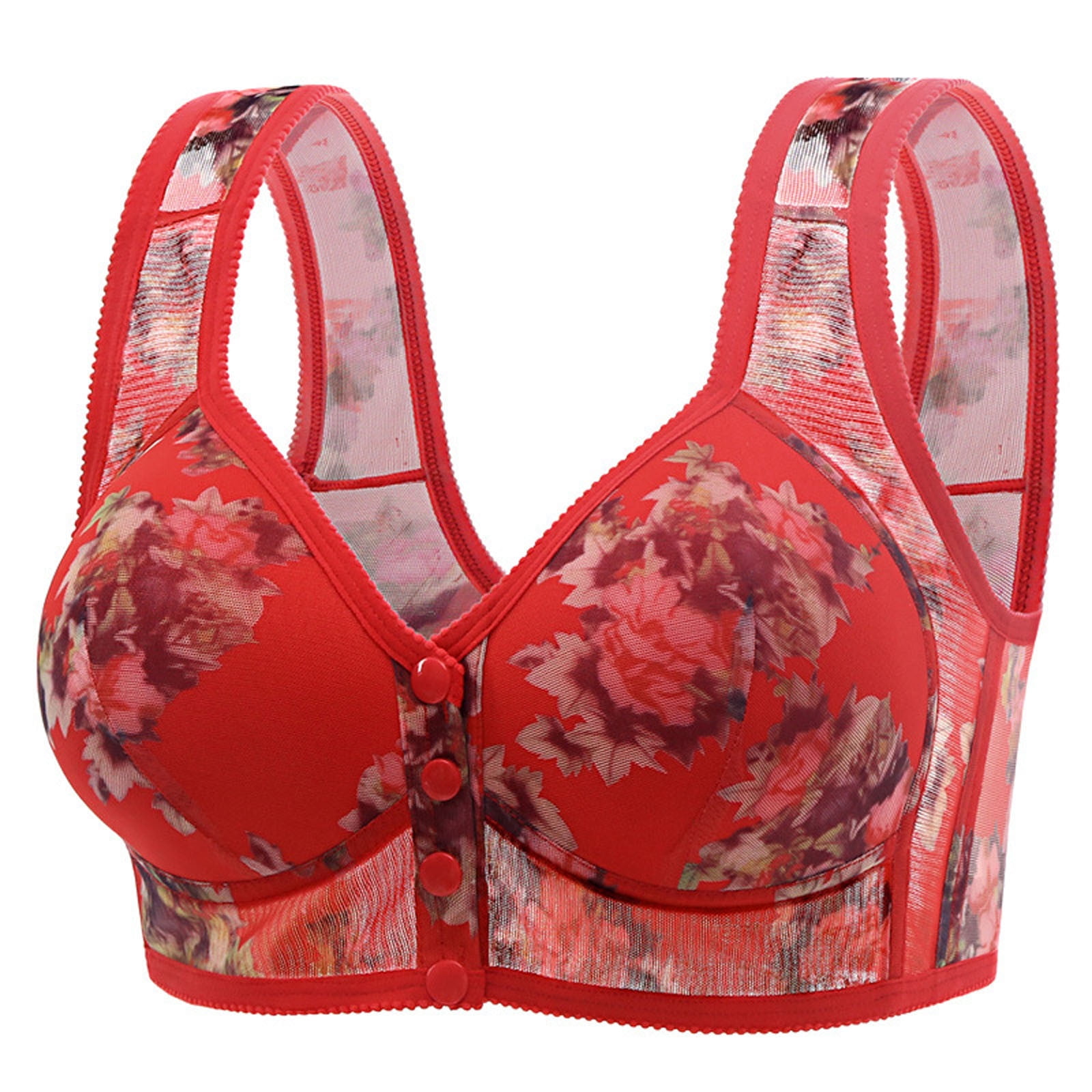 AINIYS Lace Cleavage Bra Soft Cup Bra Wireless Secure Fit Bra for Women ...