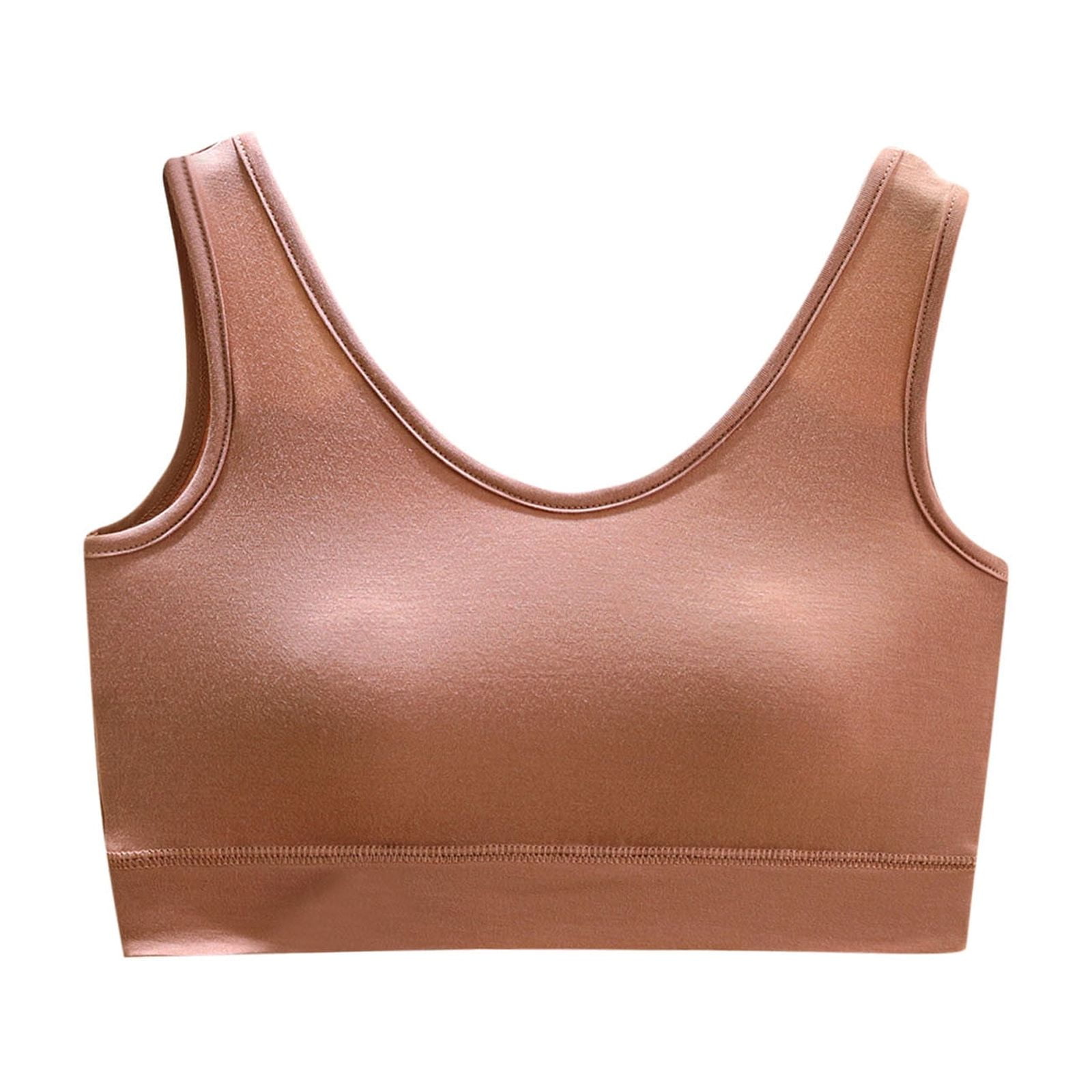 AINIYS Plus Size Armpit Fat Control Bra Seamless Soft Cup Bra Wireless ...