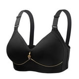 AINIYS Plus Size Cleavage Bra Soft Cup Bra Wireless Breathable Everyday ...