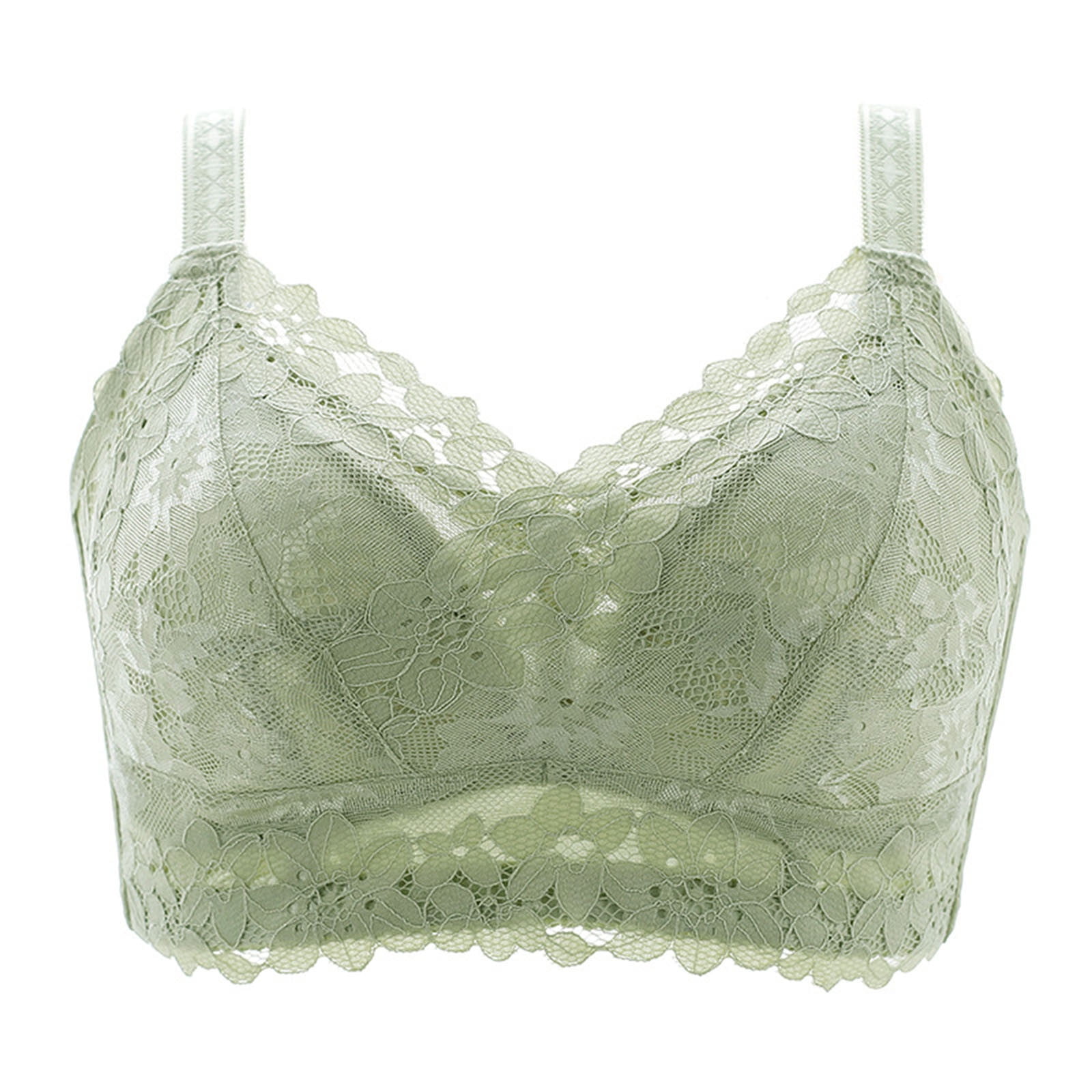 AINIYS Secure Fit Bra for Women Wireless Front Closure Gathered Full ...