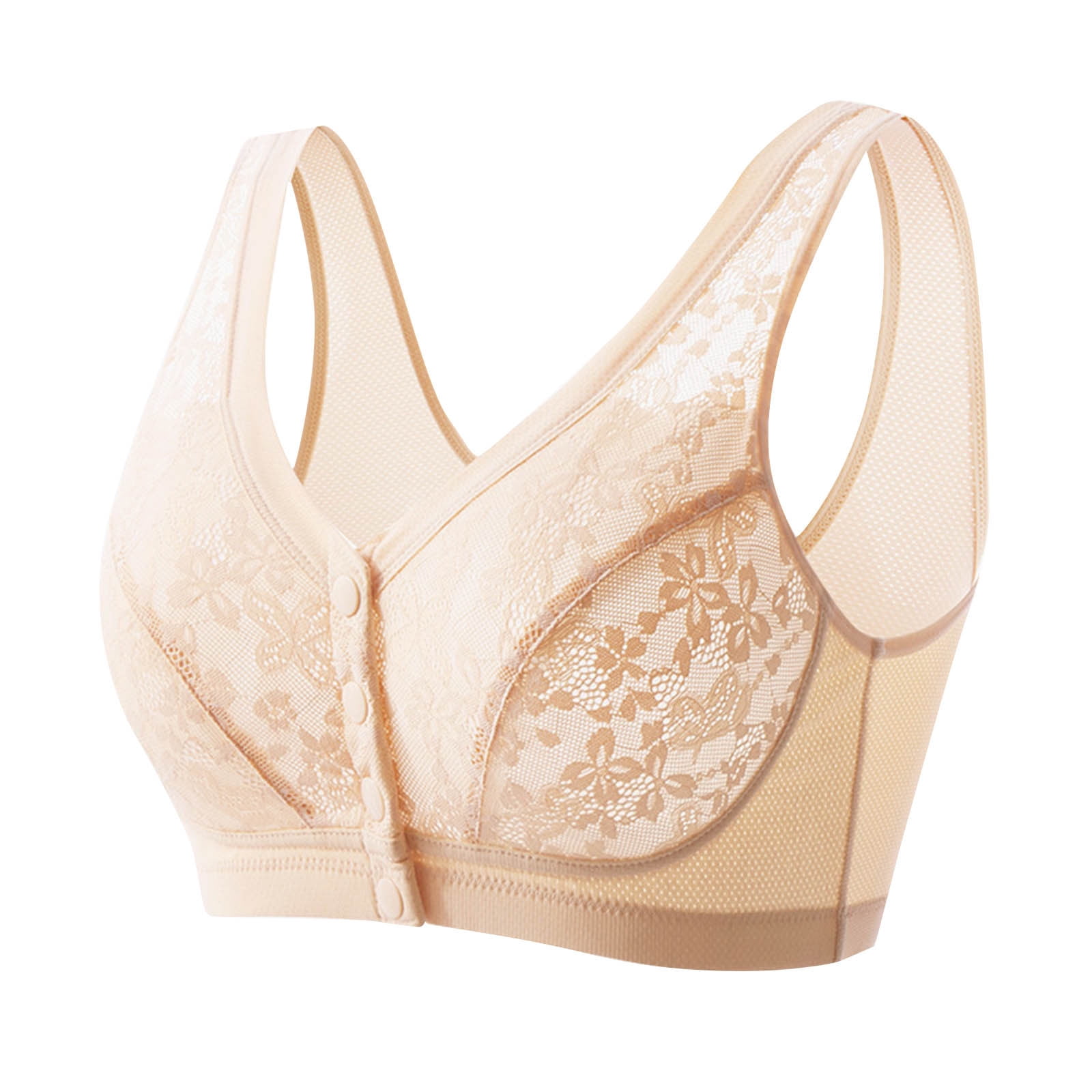 AINIYS Secure Fit Bra for Women Wireless Front Closure Thin Fabric ...