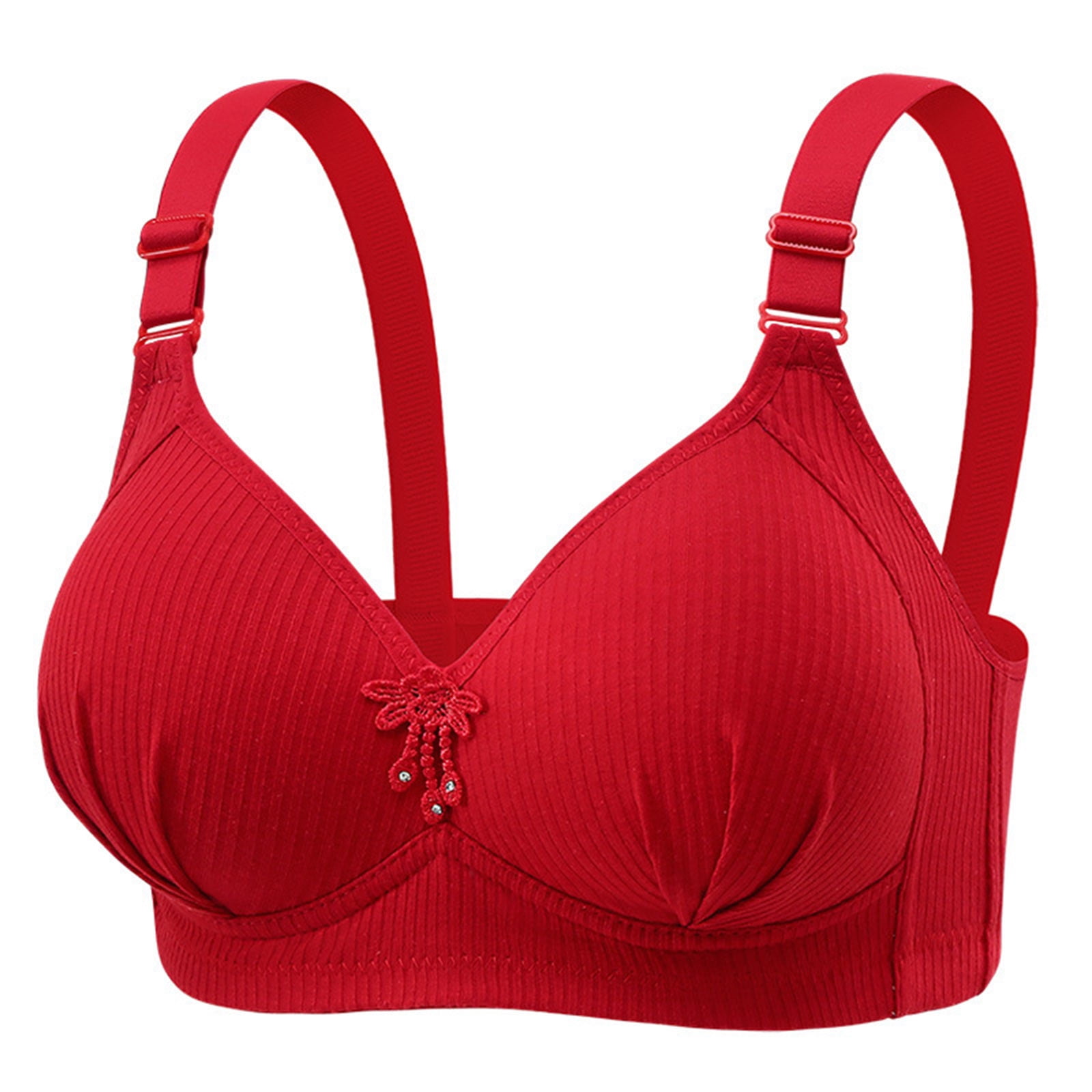 AINIYS Soft Cup Bra Secure Fit Bra for Women Wireless Plus Size ...