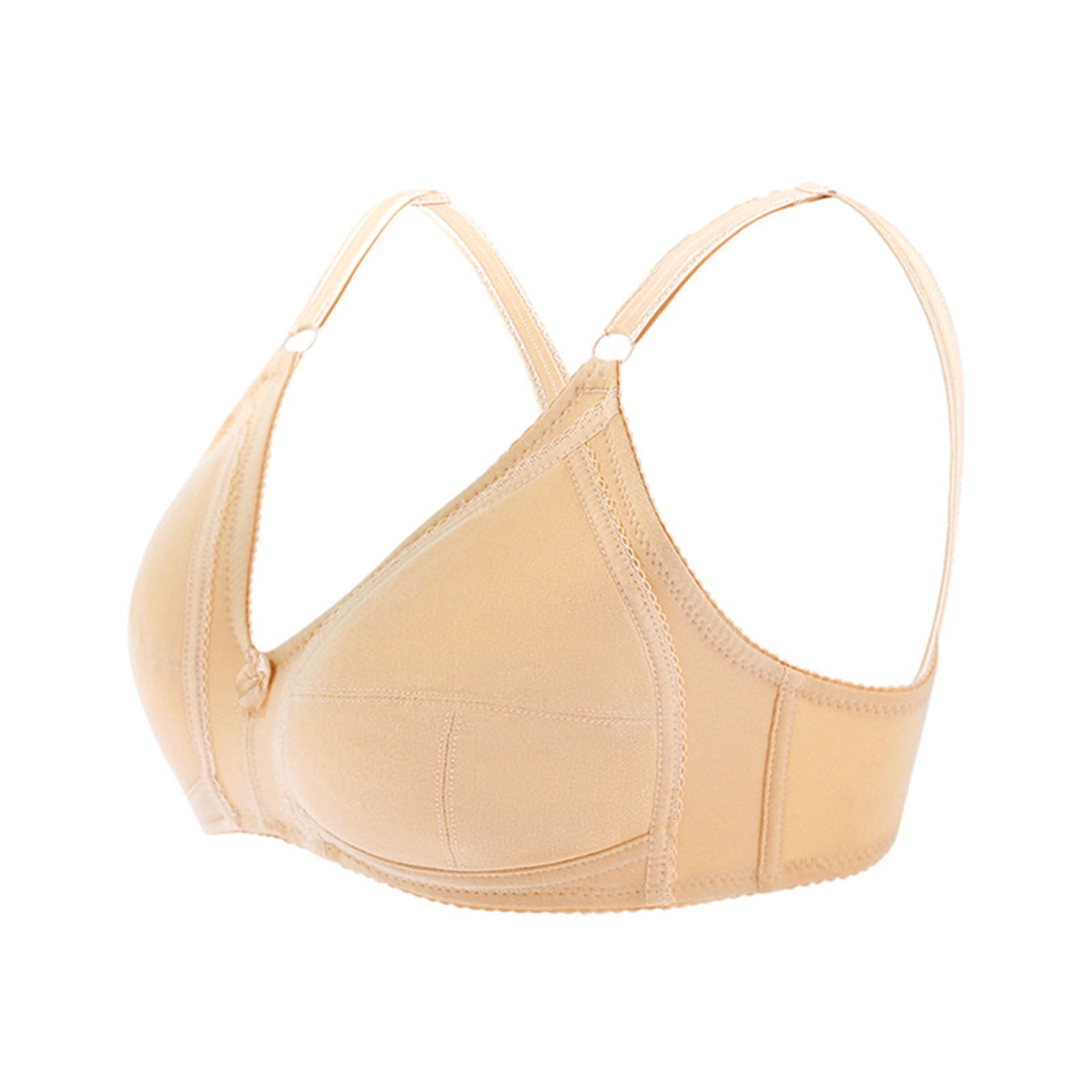 AINIYS Soft Cup Bra Wireless Plus Size Non Padded Bra Minimizer Bras ...