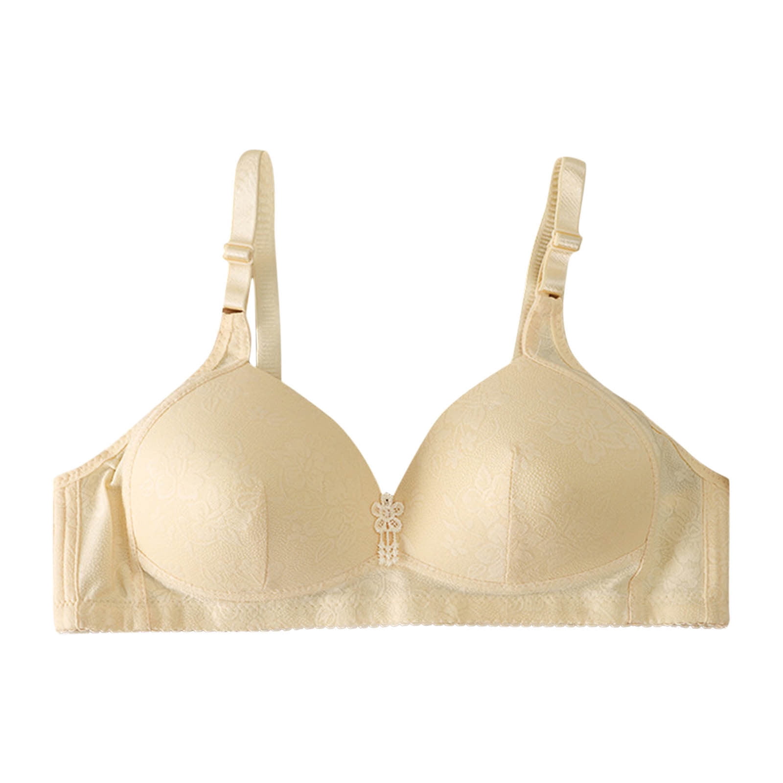 AINIYS Thin Fabric Bralettes Soft Cup Bra Wireless Cleavage Bra Lift ...