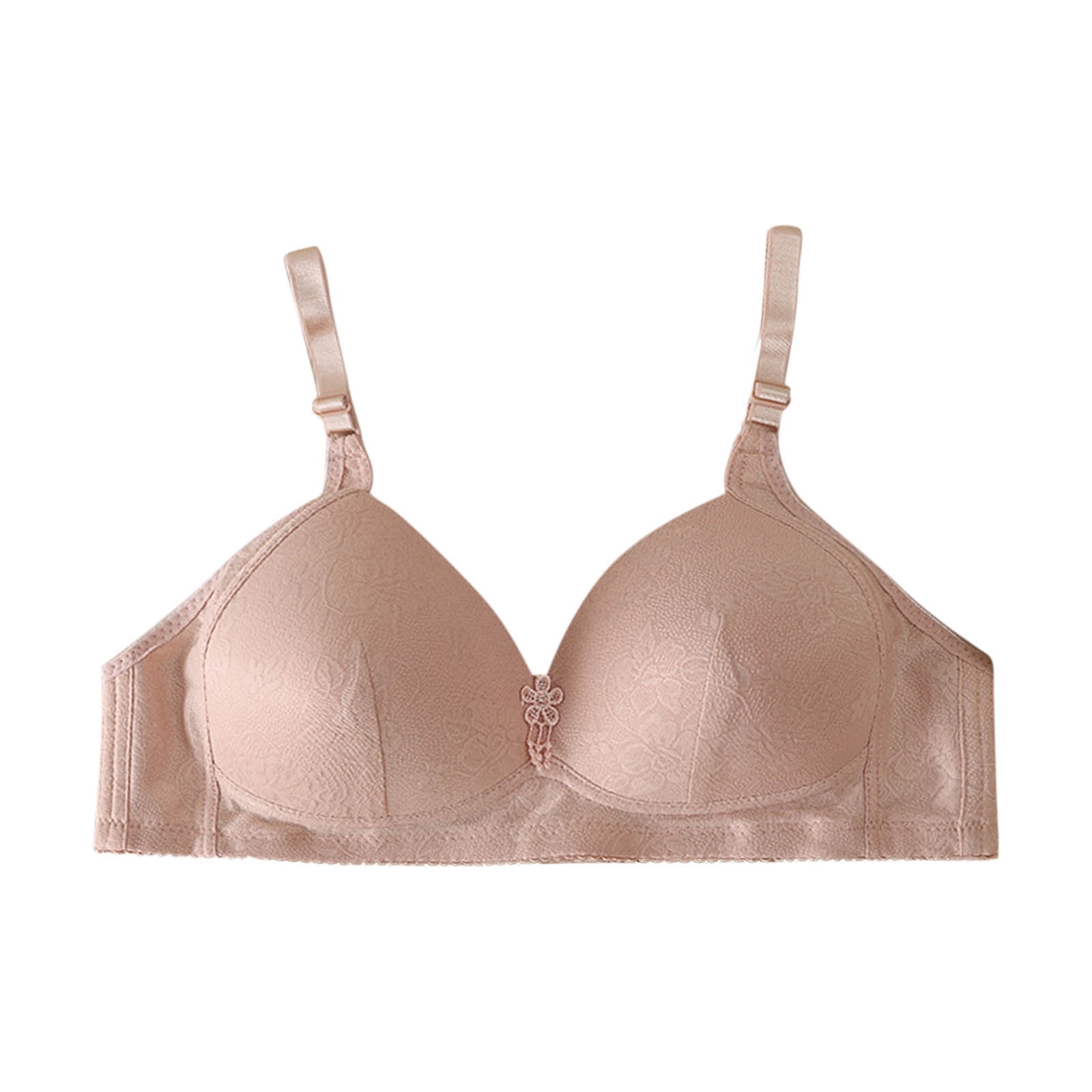 AINIYS Thin Fabric Bralettes Soft Cup Bra Wireless Cleavage Bra Lift ...