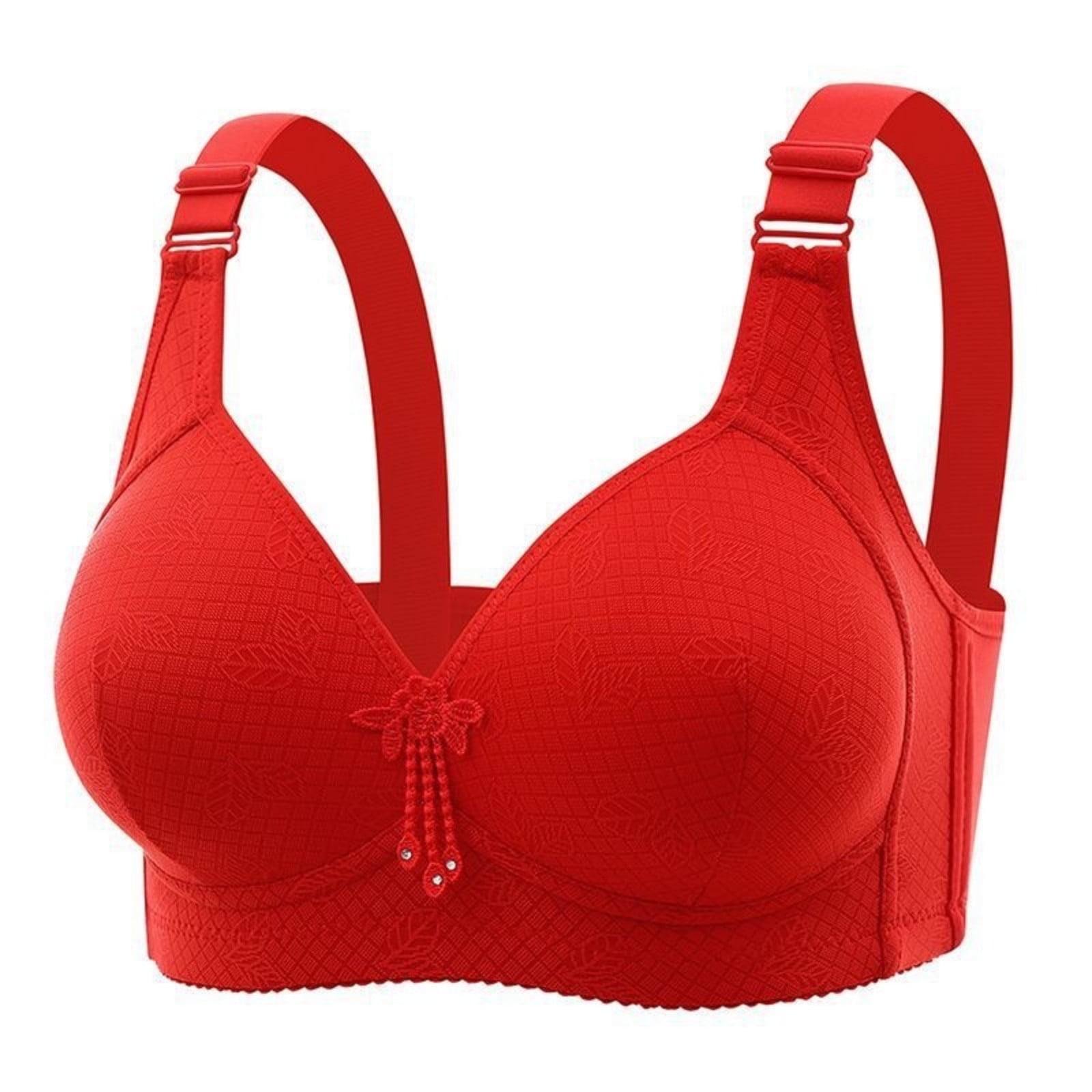 AINIYS Thin Fabric Bralettes Soft Cup Bra Wireless Lace Cleavage Bra ...
