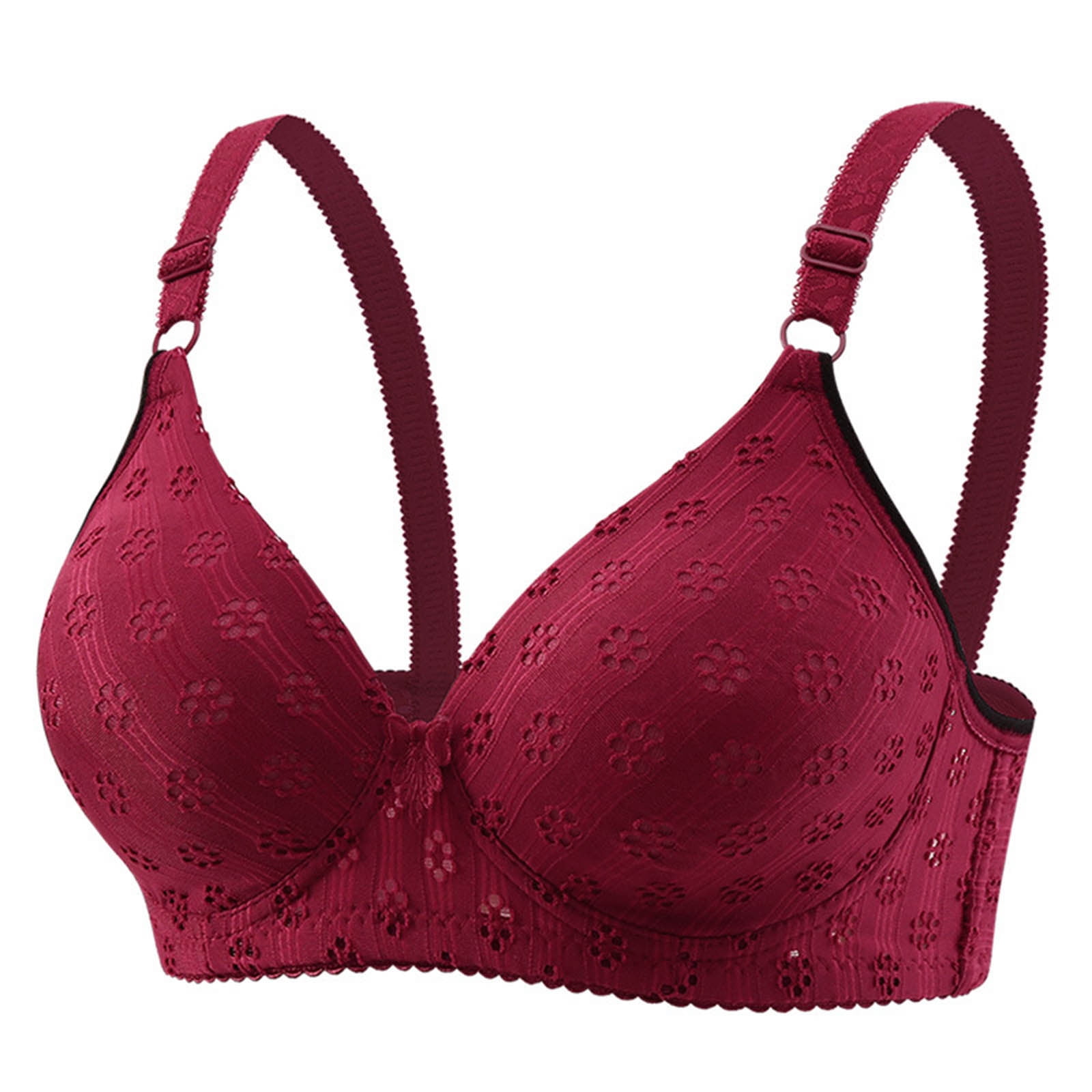 AINIYS Thin Fabric Bralettes Soft Cup Bra Wireless Secure Fit Bra for ...