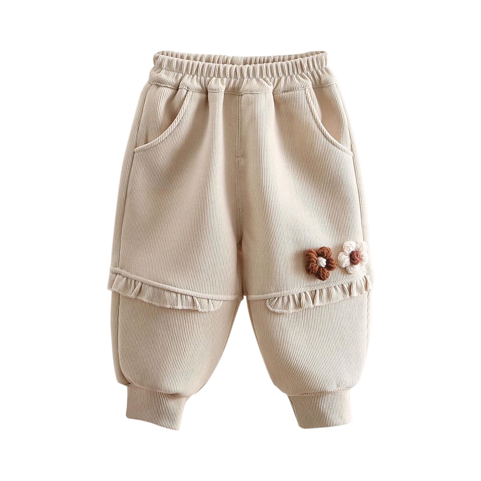 AINIYS Toddle Baby Cute Kids Long Pants Elastic Waist Lounge Pants ...